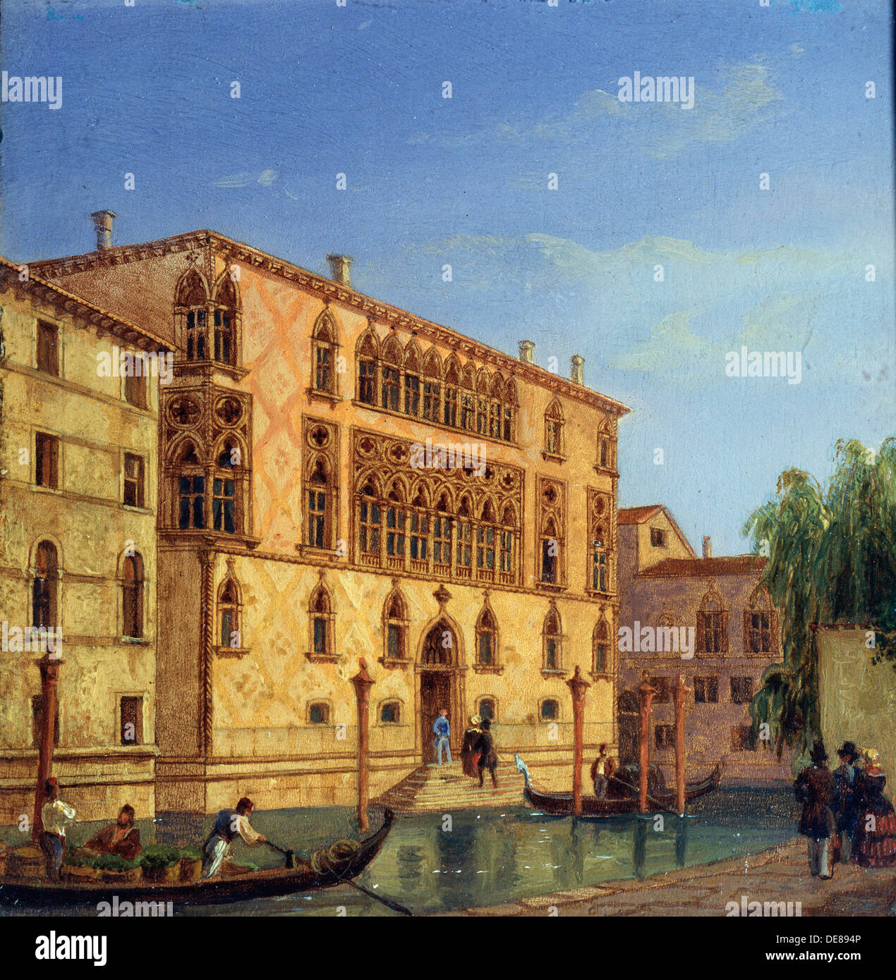 'Palazzo Giovanelli', 19th century. Artist: Victor Adam Stock Photo - Alamy