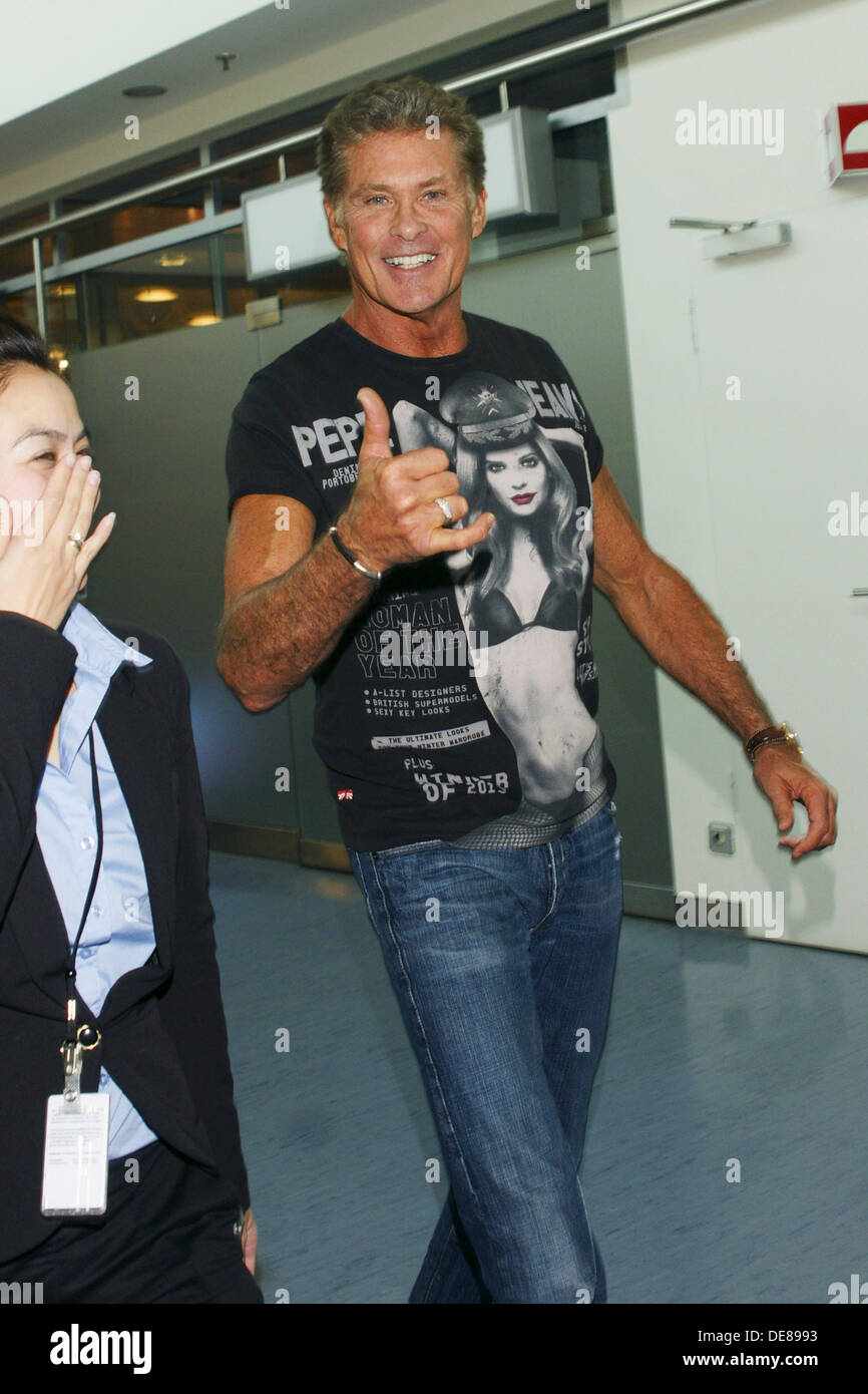 Berlin, Germany. 12th Sep, 2013. David Hasselhoff arrives in Berlin for ...