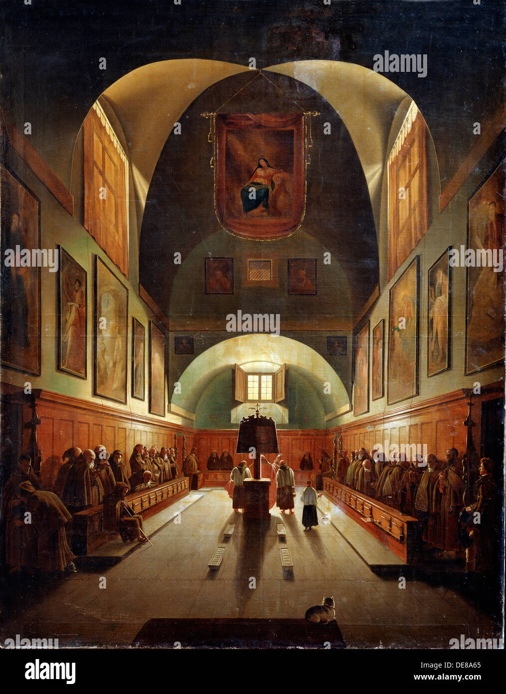 'Interior of the Church of Capuchines in Rome', late 18th or 19th ...