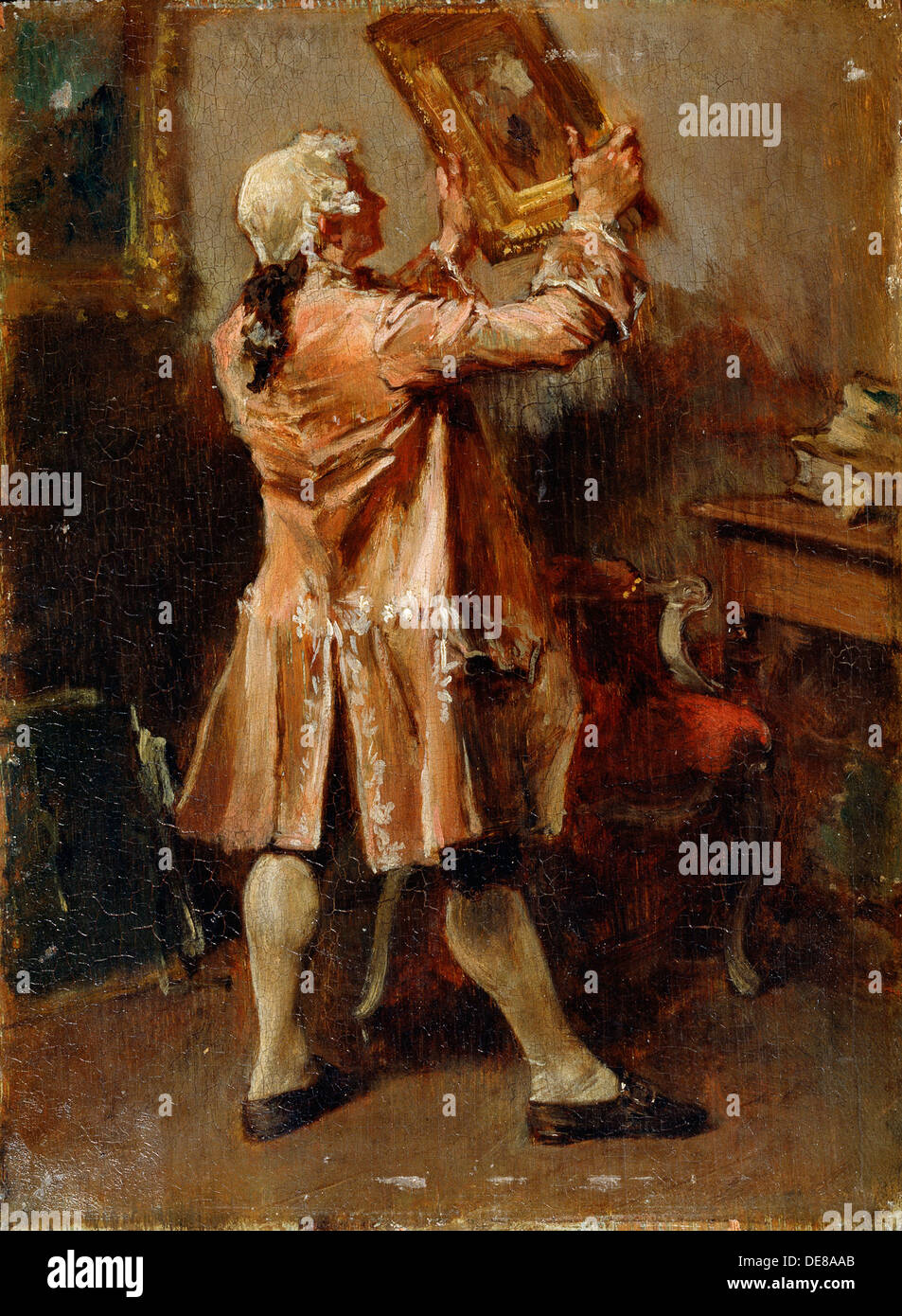 'A Painting Lover', 19th century. Artist: Jean Louis Ernest Meissonier ...