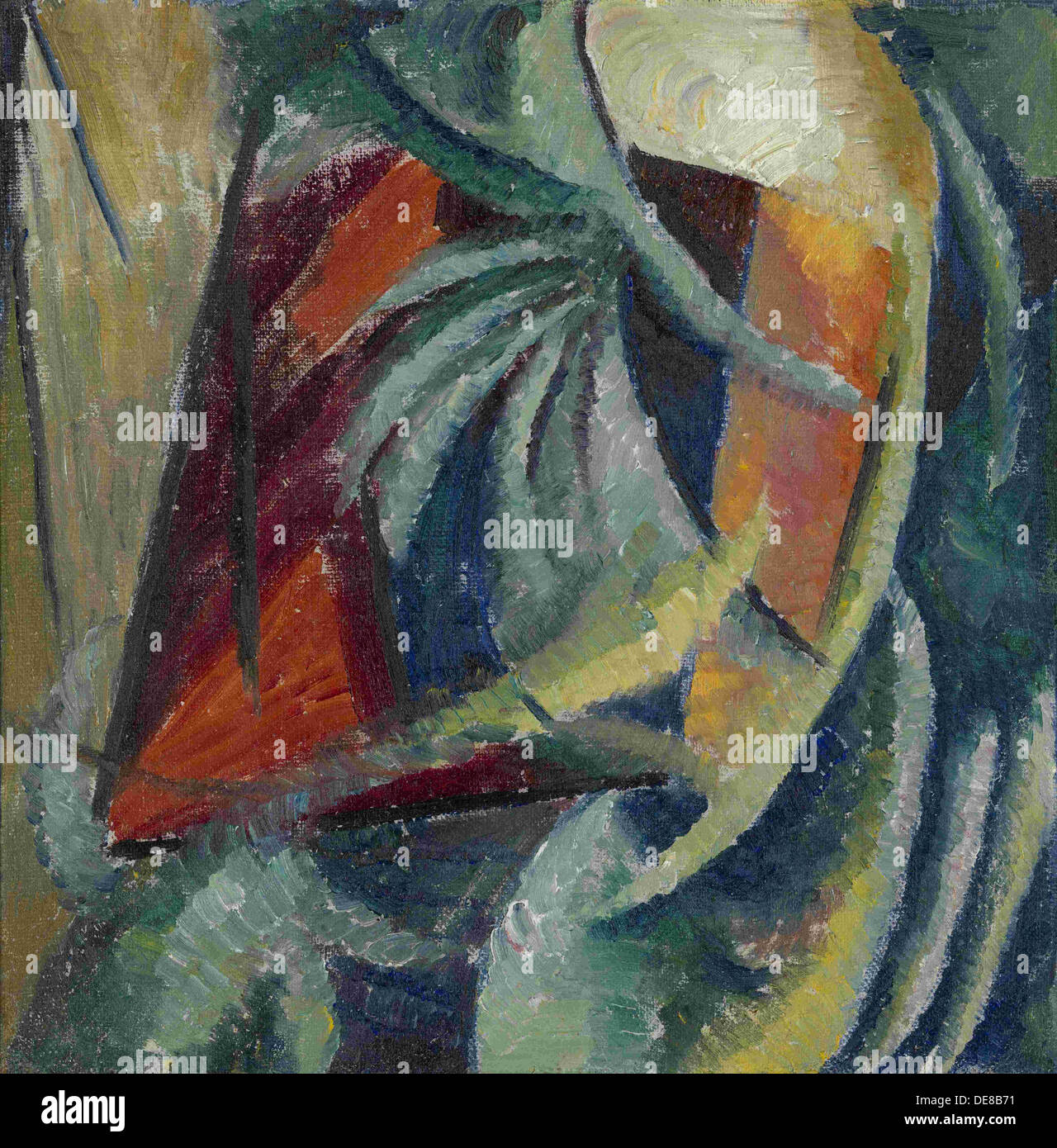 Abstract Composition, 1913-1914. Artist: Bogomazov, Alexander ...
