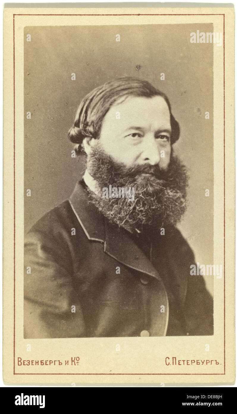 Portrait of Yuri Fyodorovich Samarin (1819-1876), 1860s Stock Photo - Alamy