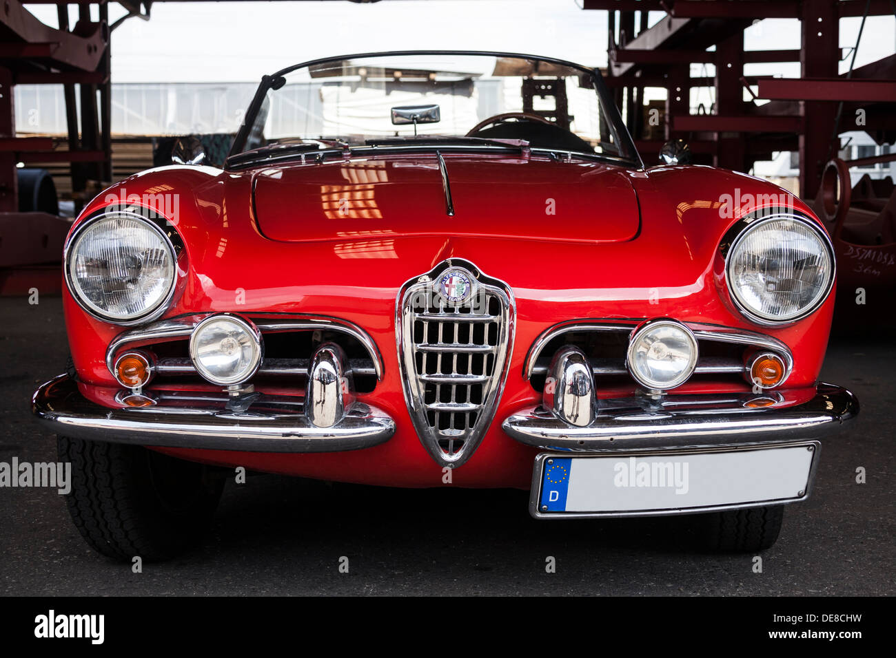 Germany, Bavaria, Oldtimer Alfa Romeo Spider Stock Photo - Alamy