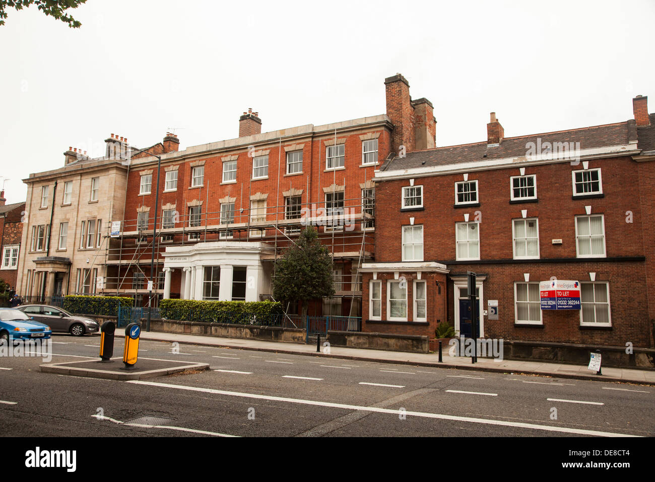 Friar Gate Derby England Stock Photo - Alamy