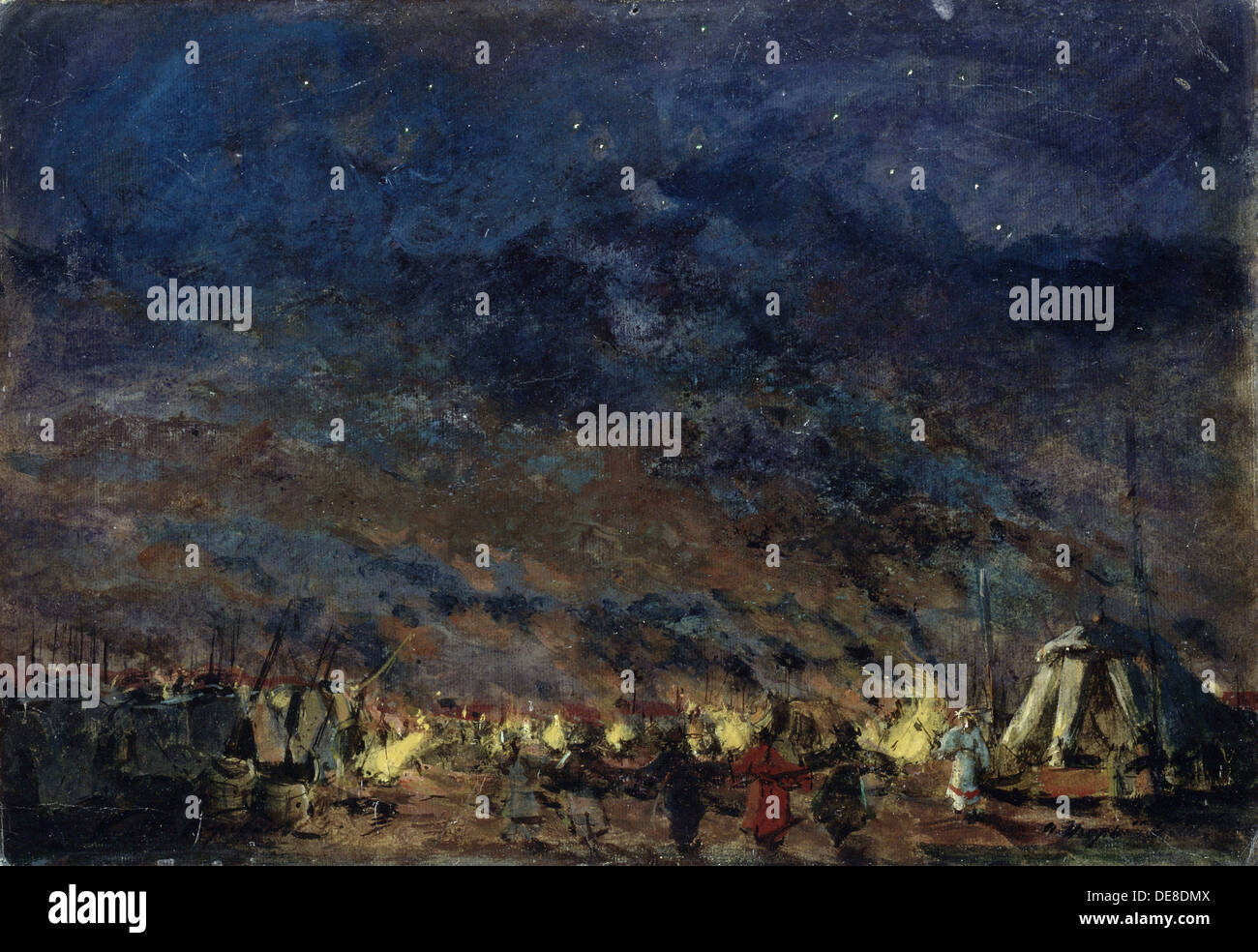The Polovtsian camp. Stage design for the opera Prince Igor by A ...