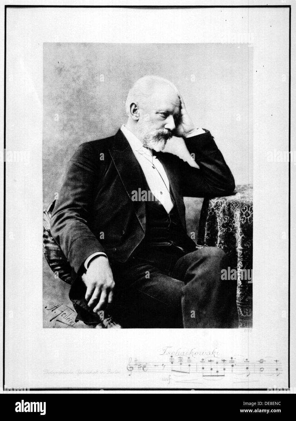 Portrait tchaikovsky portrait photograph Black and White Stock Photos ...