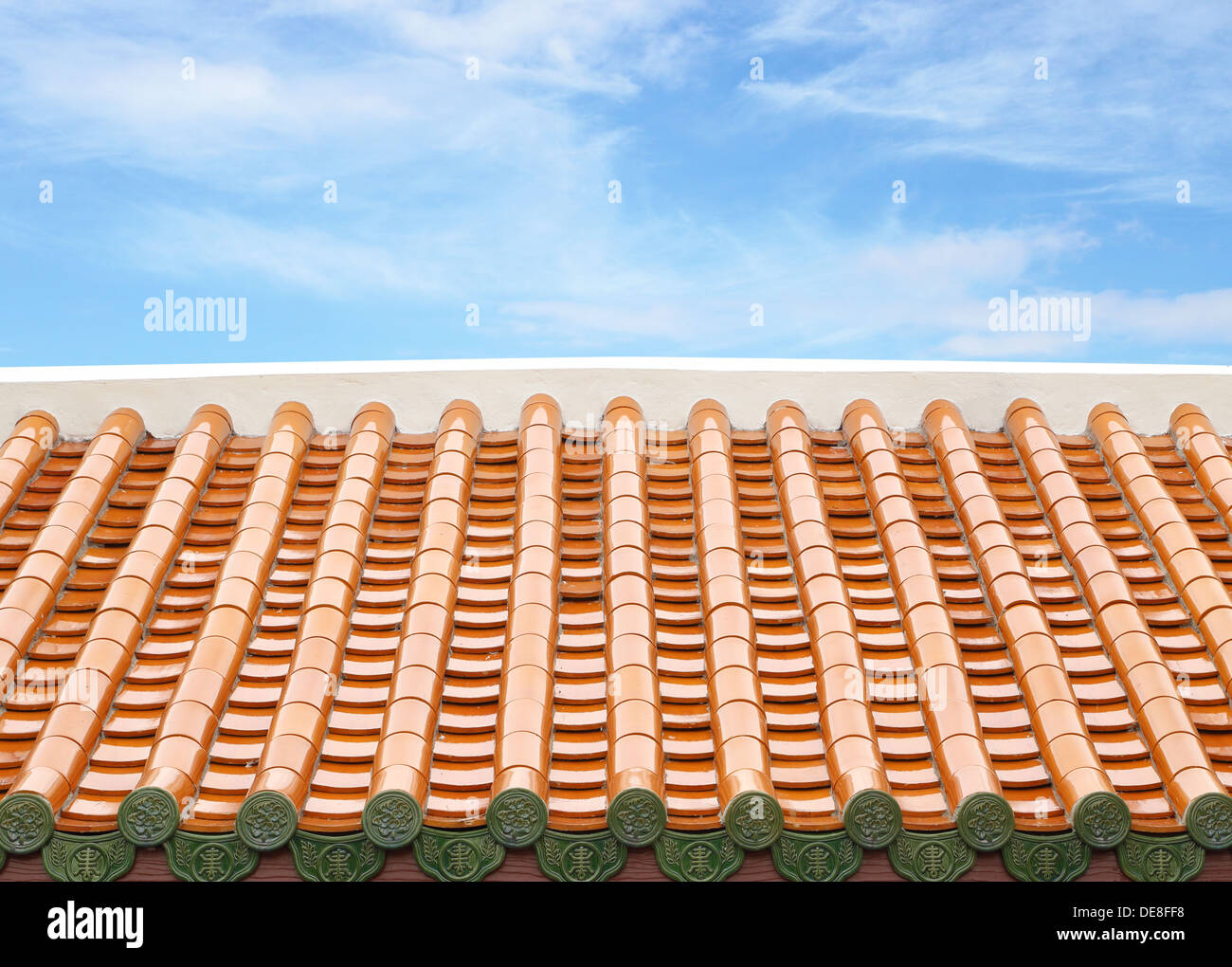 Chinese temple roof texture hi-res stock photography and images - Alamy
