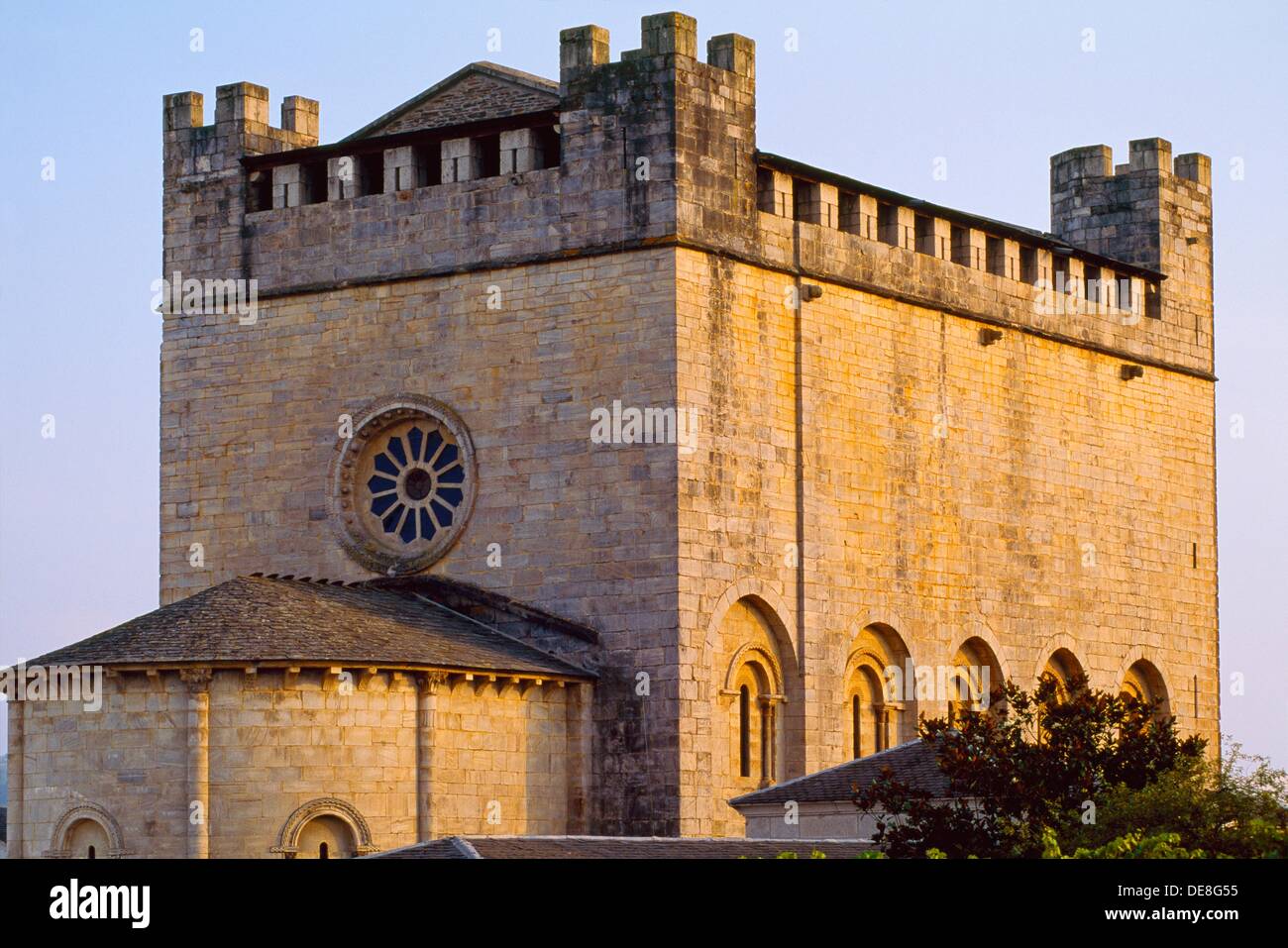 Church san nicolas de portomarin hi-res stock photography and images ...