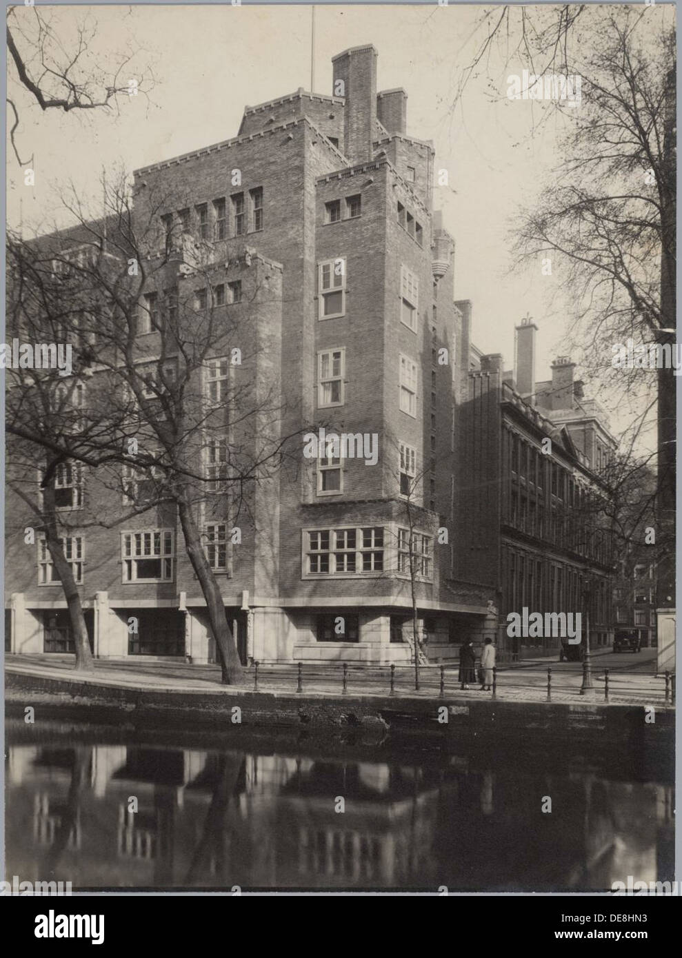 The Stadhuis (City Hall) in Amsterdam, built in the 1920s-1930s, is a ...