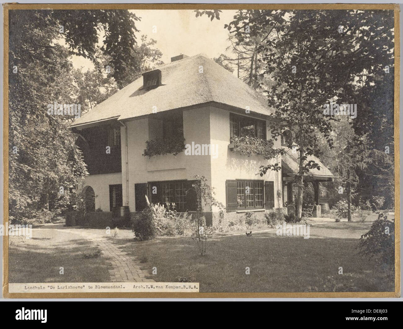 The De Larixhoeve Country House, built in the 1920s-1930s, exemplifies ...