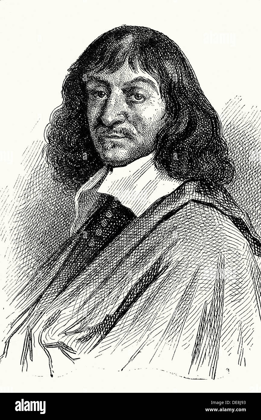 Illustration rene descartes hi-res stock photography and images - Alamy