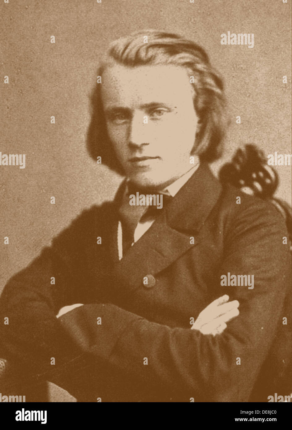 Johannes Brahms (1833-1897), 1853 Stock Photo - Alamy