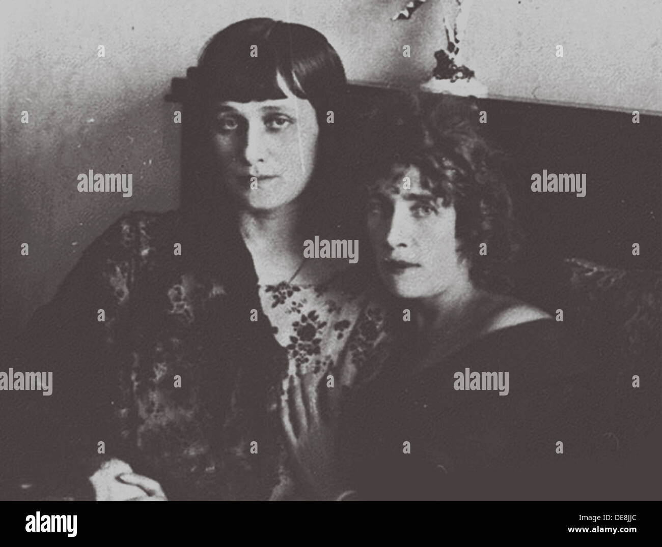 Anna Akhmatova and Olga Glebova-Sudeikina, 1914 Stock Photo - Alamy