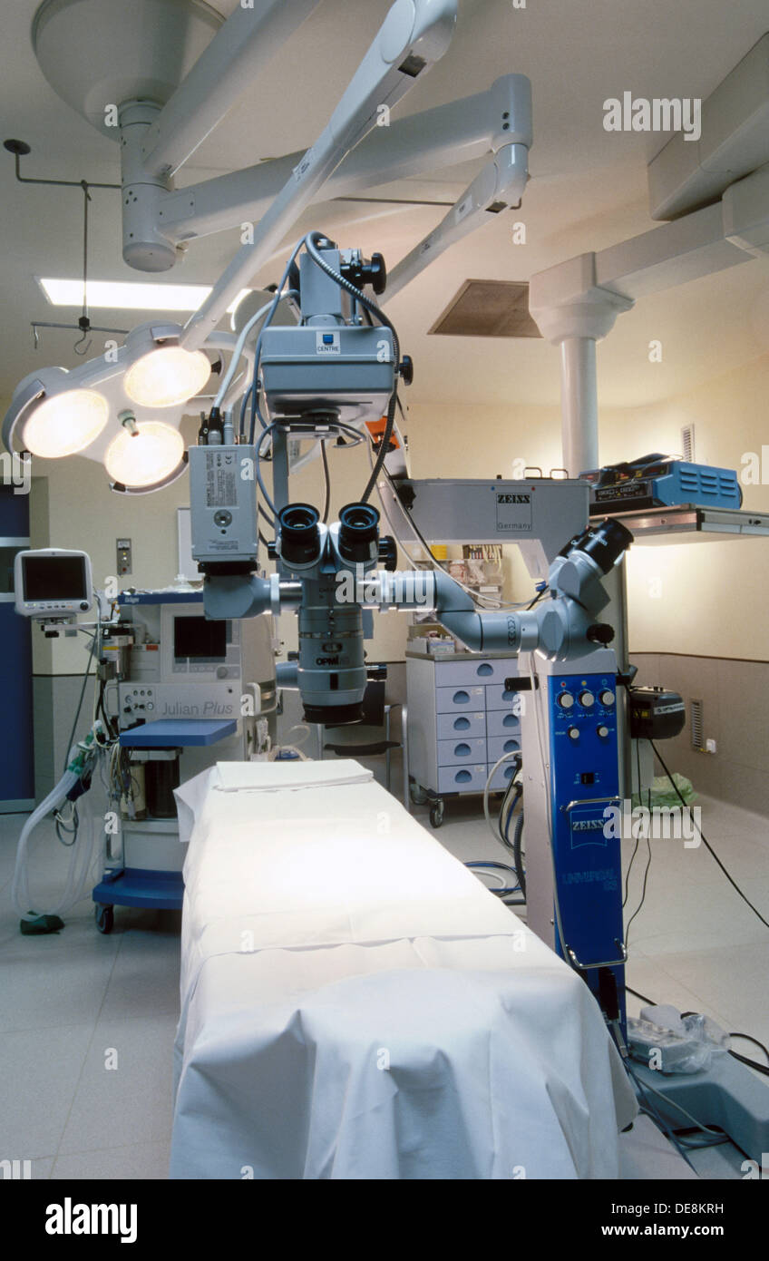 Eye surgery operating room Stock Photo - Alamy