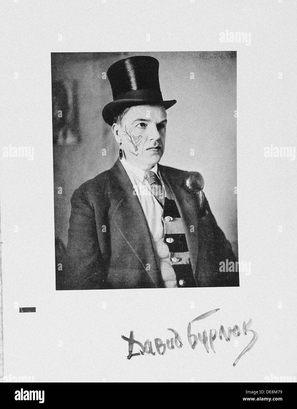 David Davidovich Burliuk (1882–1967), 1928 Stock Photo - Alamy
