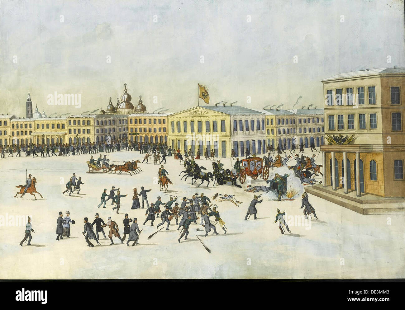 The Assassination of Alexander II on 13 March 1881, 1881-1882. Artist ...