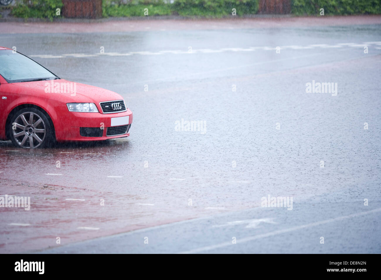 Danger of flooding in car park hi-res stock photography and images - Alamy