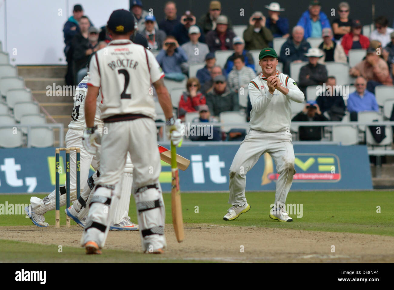 Cricket crowd catch hi-res stock photography and images - Alamy