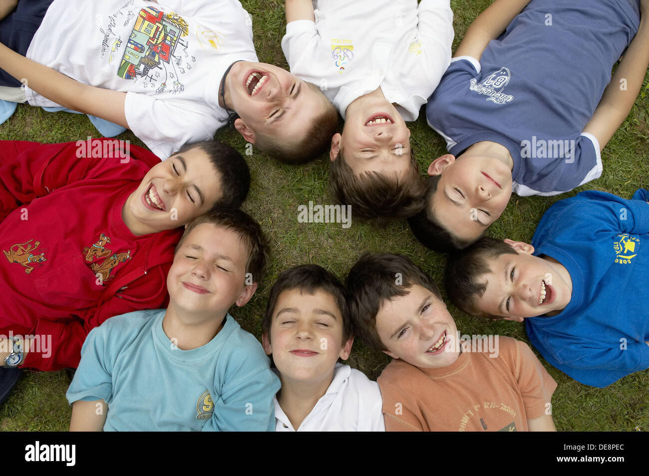 8 year old friends hi-res stock photography and images - Alamy