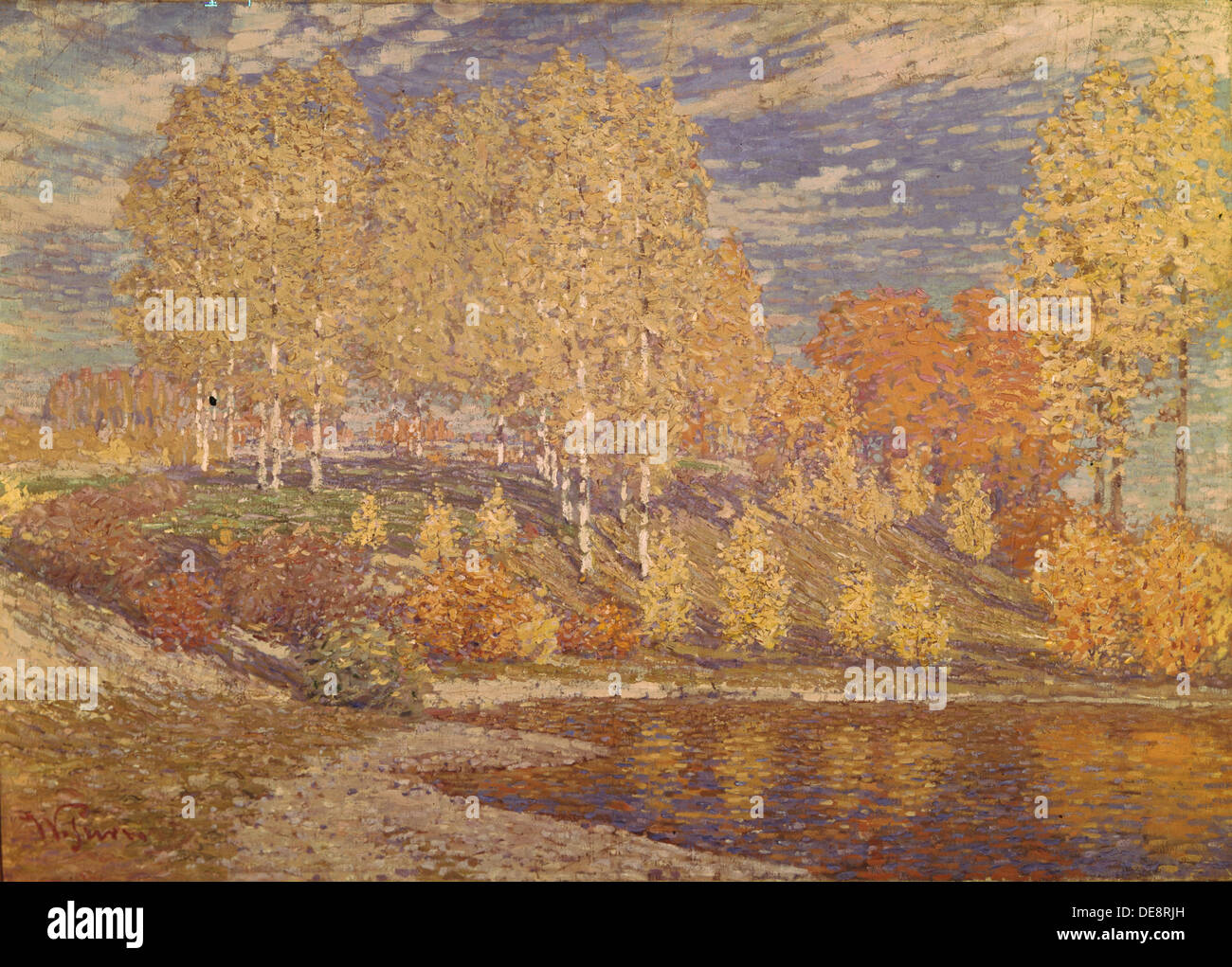Autumn sun. Artist: Purvitis, Vilhelms (1872-1945 Stock Photo - Alamy