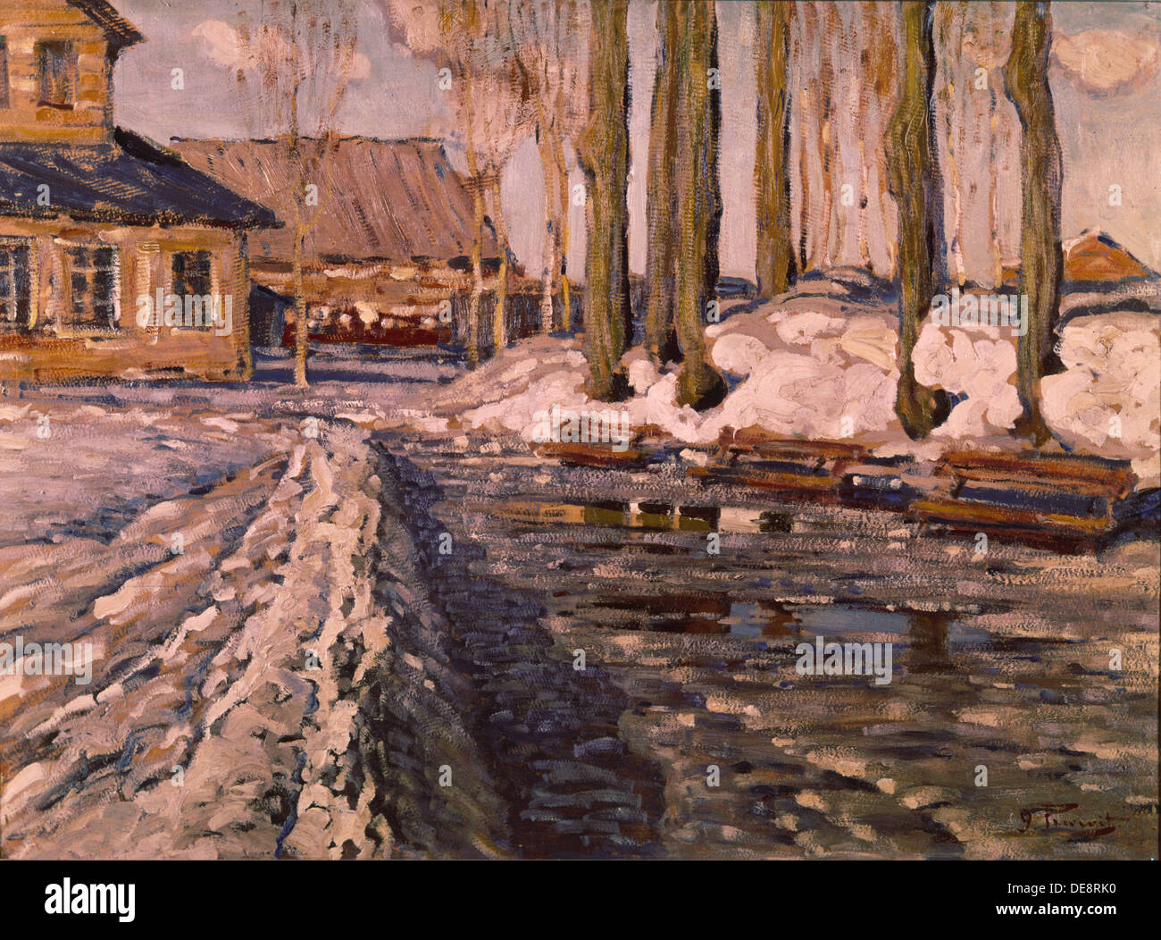 In the Tsar's Garden (Keizardarzu), 1914. Artist: Purvitis, Vilhelms ...