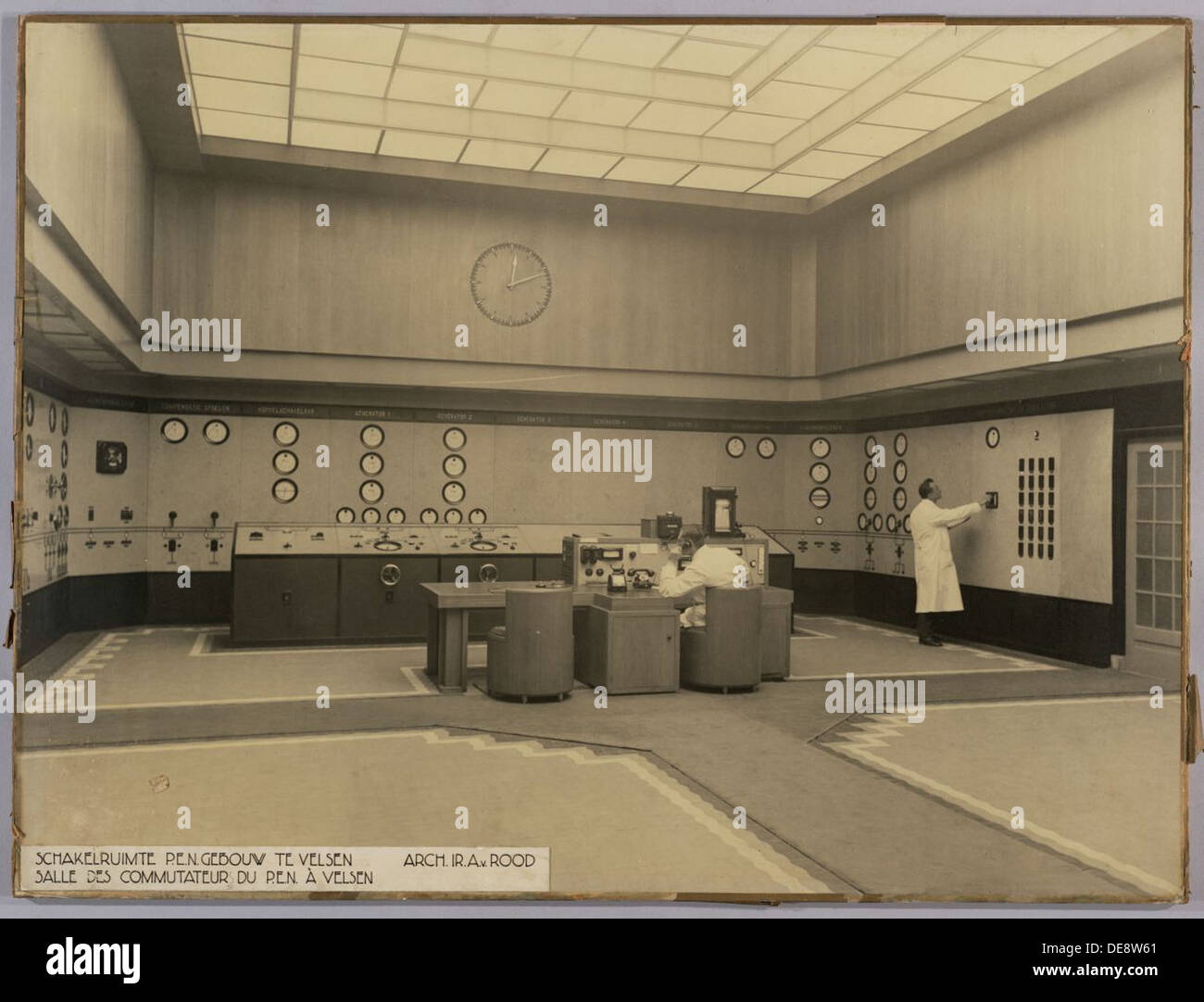 The Switch Room P.E.N in the Netherlands, built in the 1920s and 1930s ...