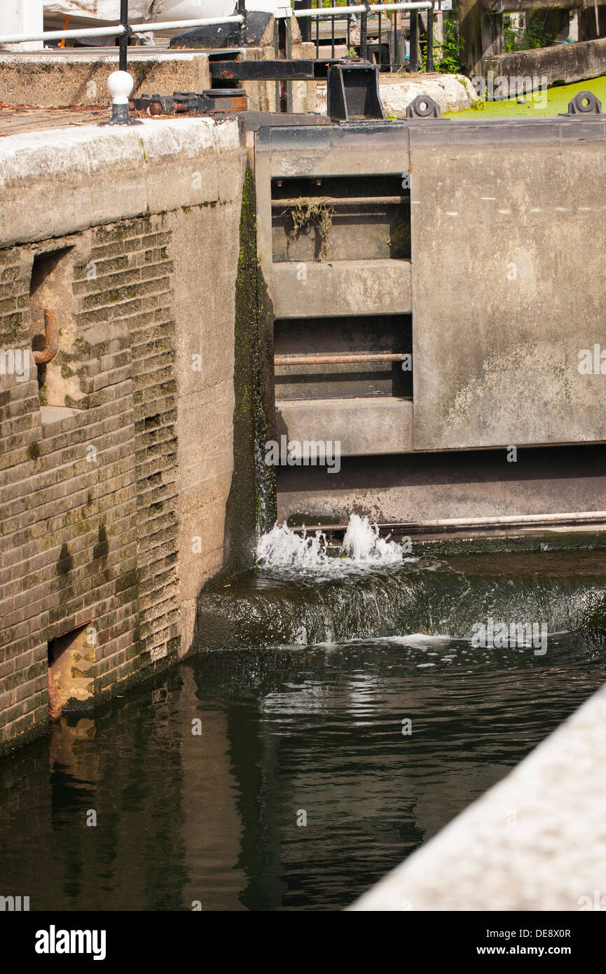 East End London Fish Island Hackney Wick Cut River Lee Old Ford Lock ...