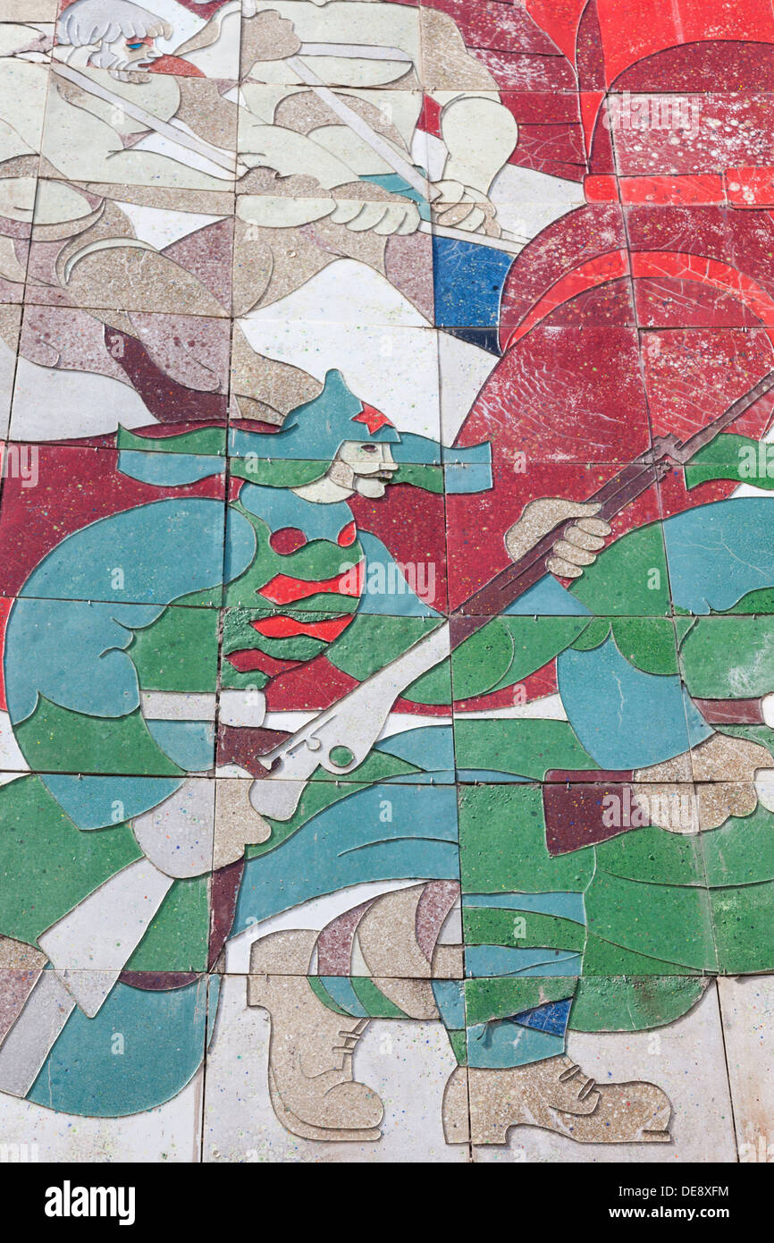 Gudauri, Georgia, viewing platform on the Georgian Military Road Stock ...