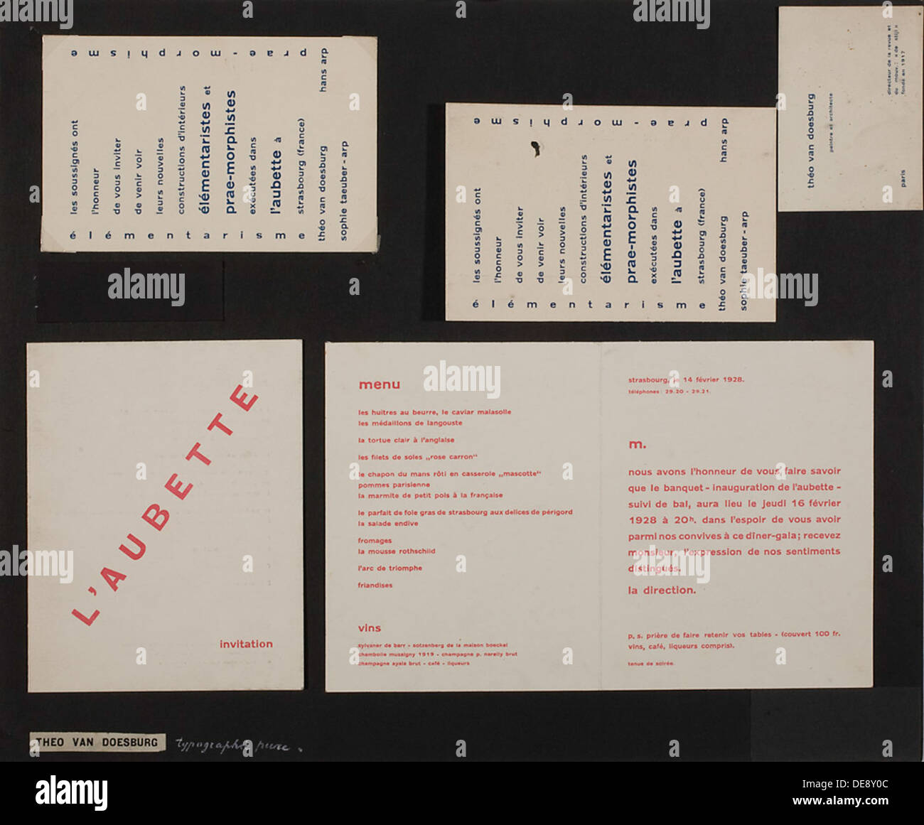 Drukwerk Aubette refers to printed materials associated with the ...
