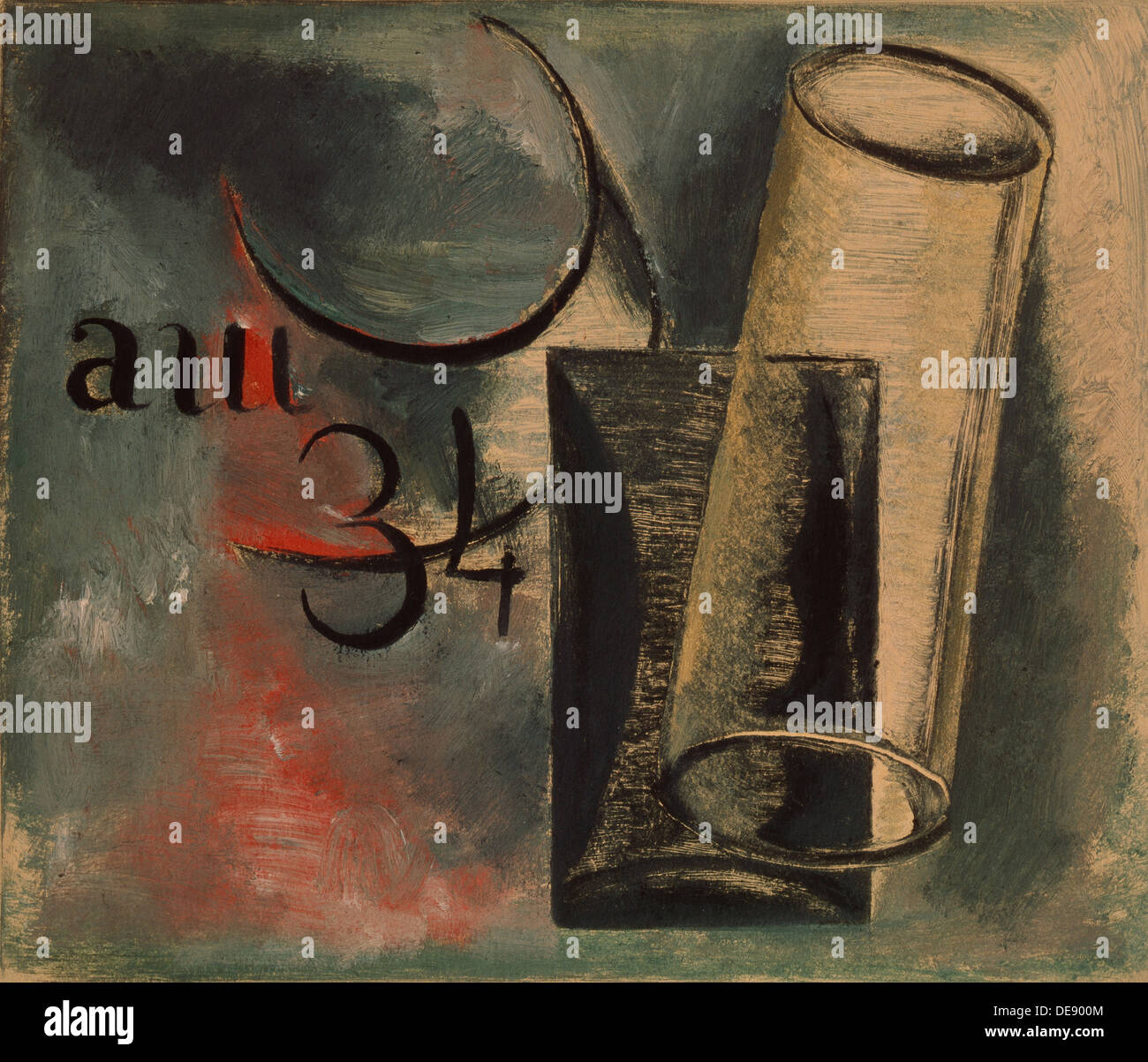 Composition with Geometric Bodies, 1934. Artist: Shevchenko, Alexander ...