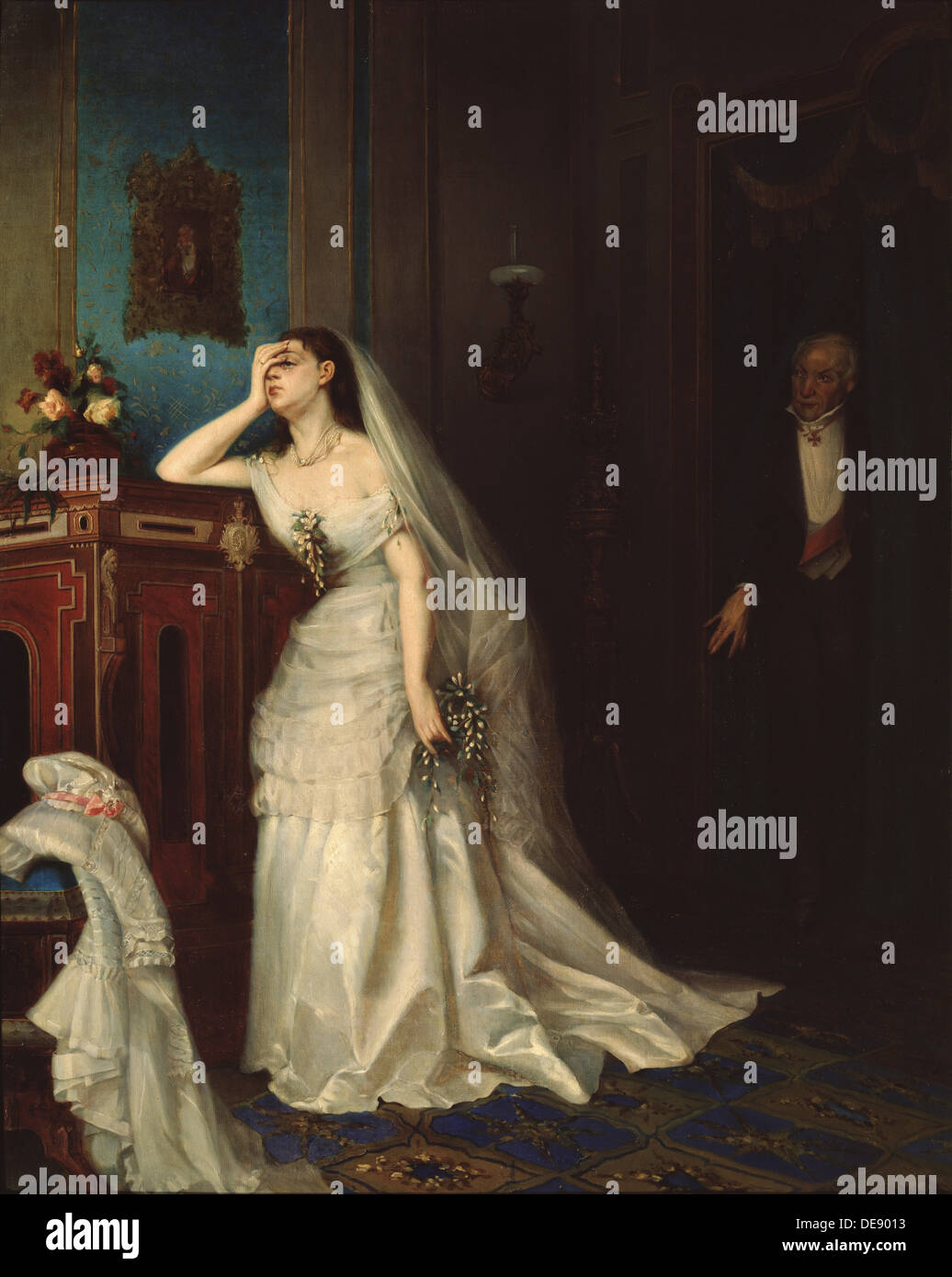 After the marriage, 1874. Artist: Zhuravlev, Firs Sergeevich (1836-1901 ...