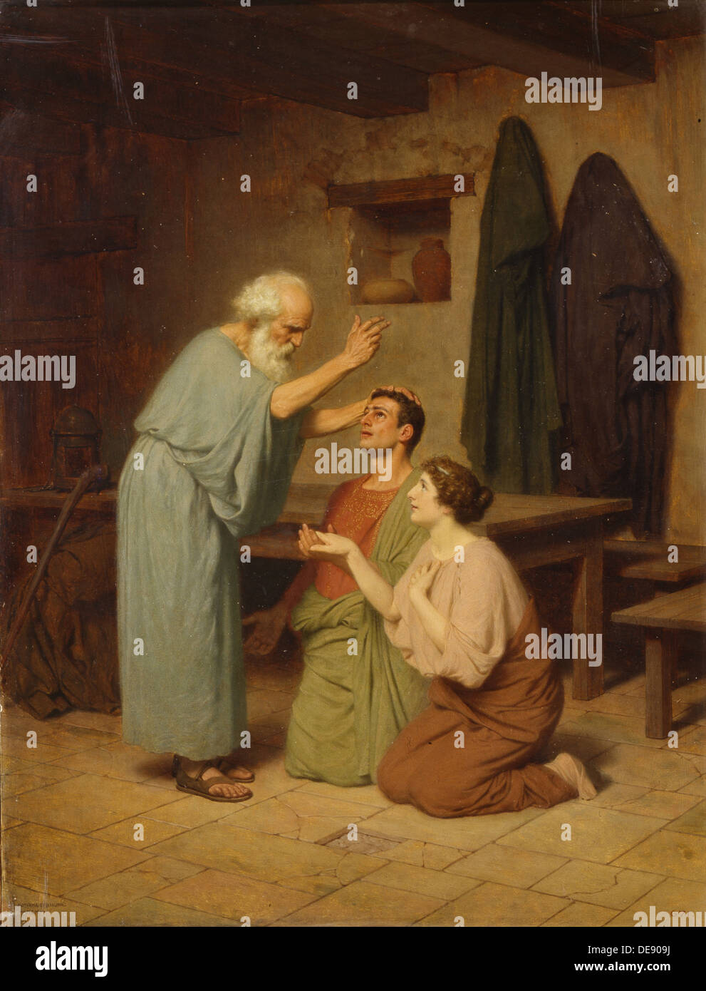 Be blessed!, 1900. Artist: Bakalowicz, Stepan Vladislavovich (1857-1947 ...