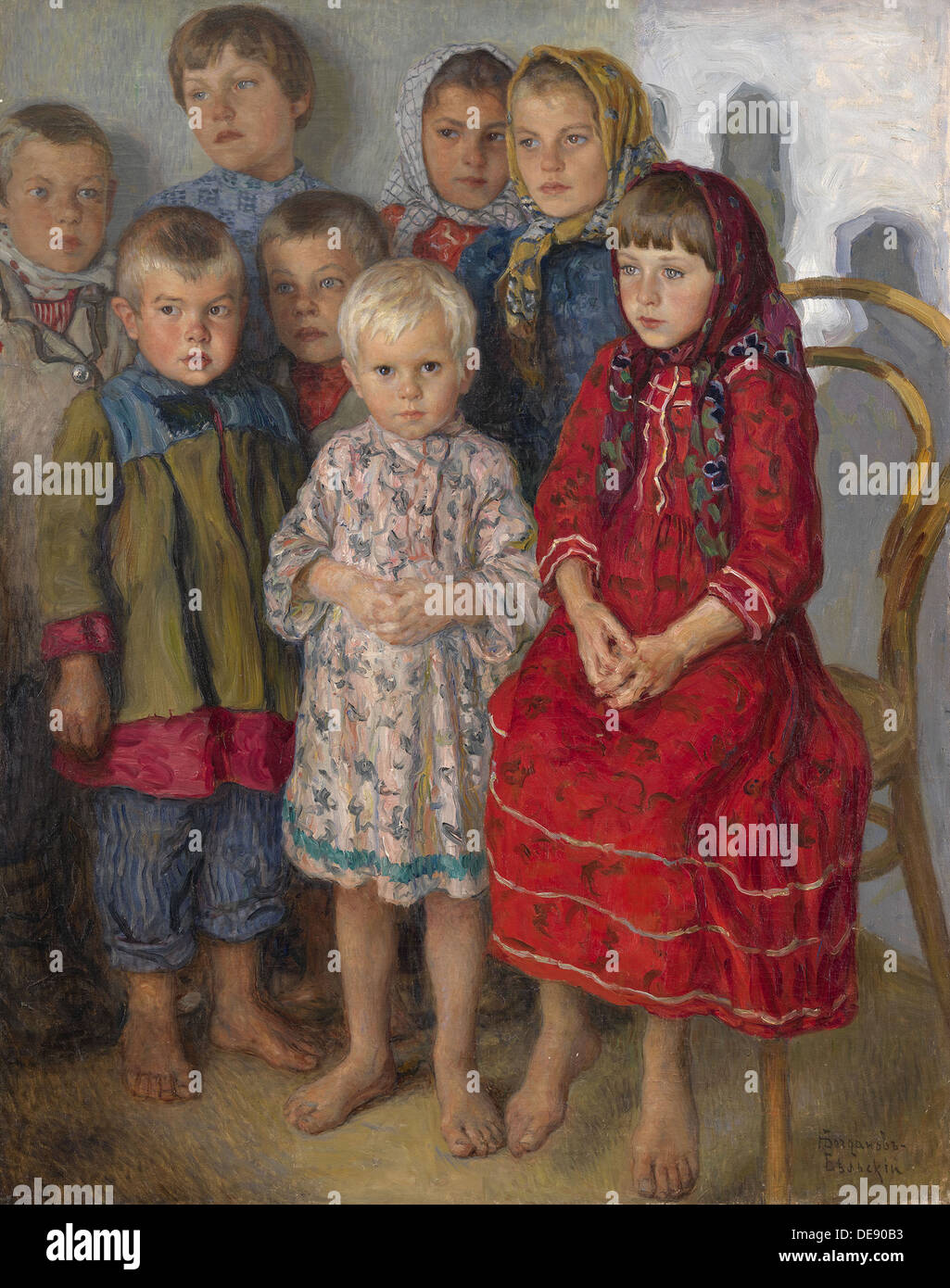 Admissions Day. Artist: Bogdanov-Belsky, Nikolai Petrovich (1868-1945 ...