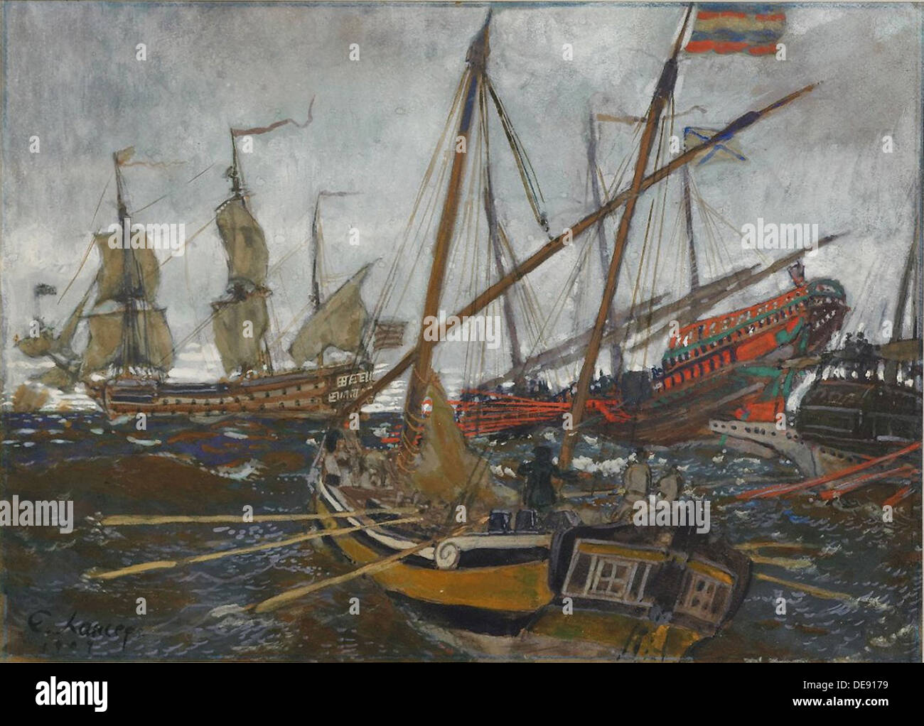 Ships at the time of peter i hi-res stock photography and images - Alamy