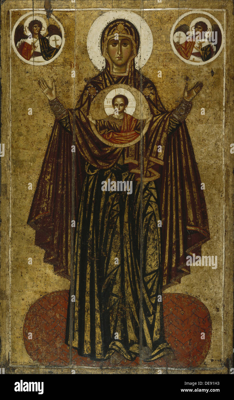 Our Lady of the Great Panagia (Orante), Early 13th cen.. Artist ...