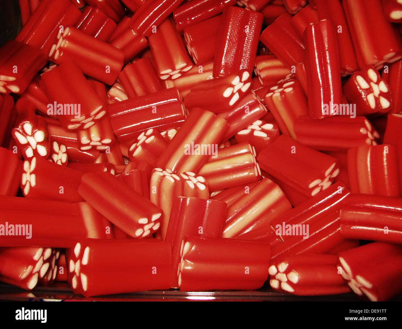 Red Candy Stock Photo - Alamy