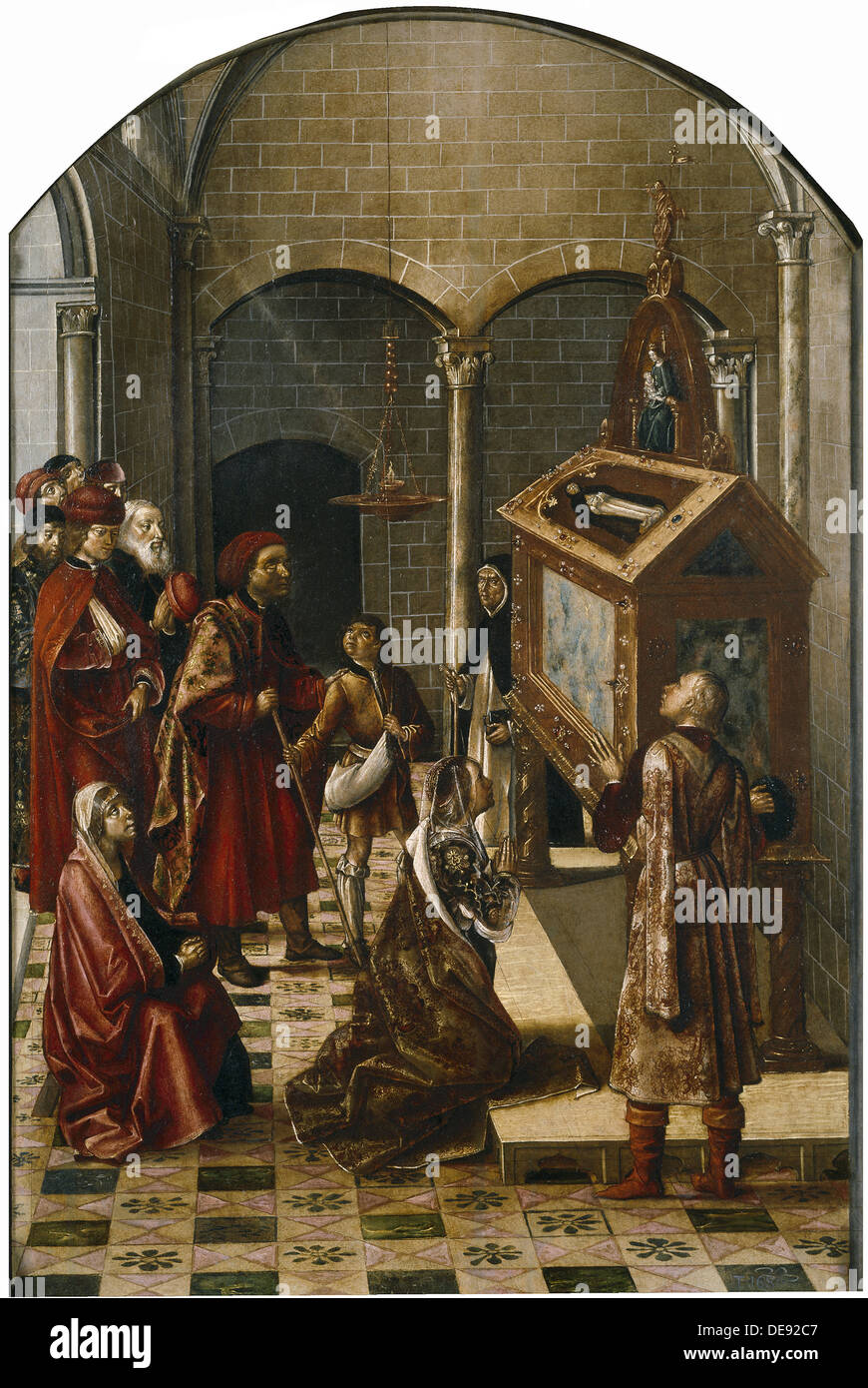 The Tomb of Saint Peter Martyr, 1493-1499. Artist: Berruguete, Pedro ...