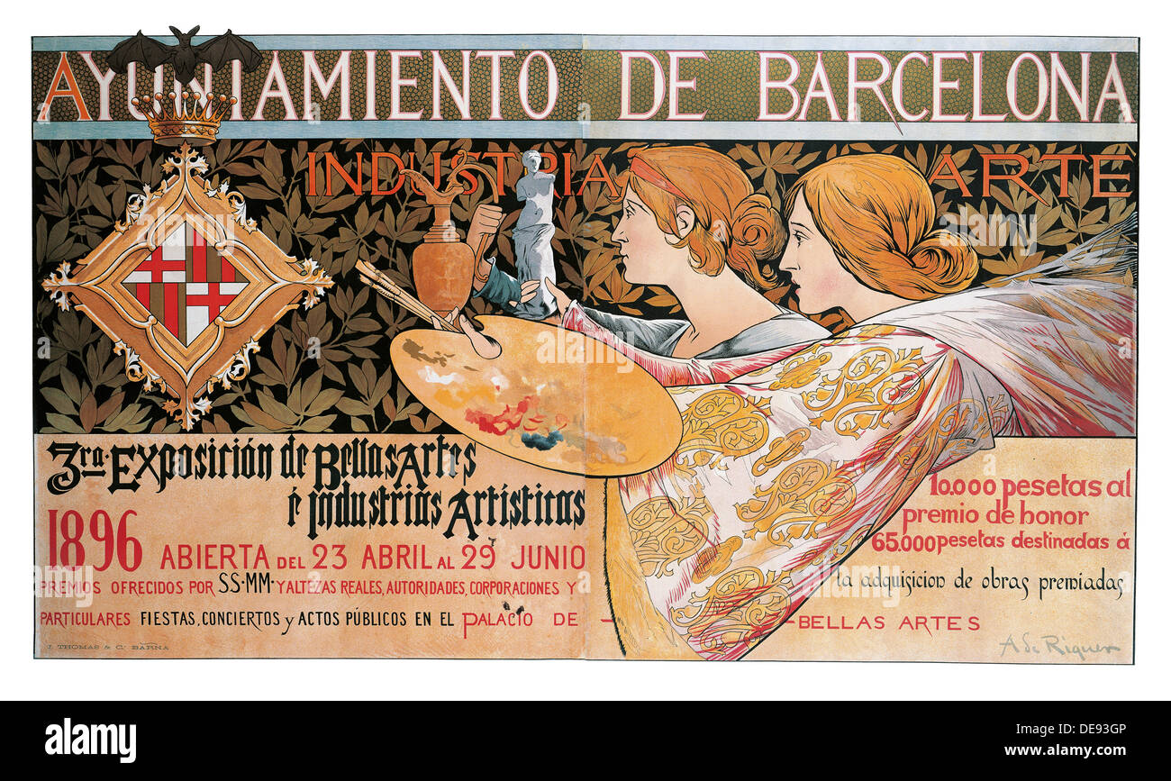 Exposición de Bellas Artes é Industrias Artísticas, 1896. Artist ...