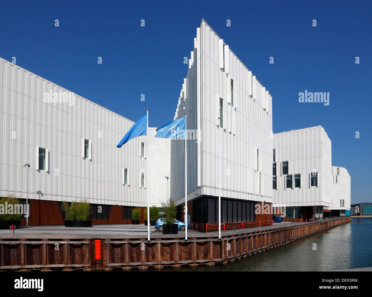 The new UN City at Marmormolen in the port of Copenhagen, a 45,000 m2 ...