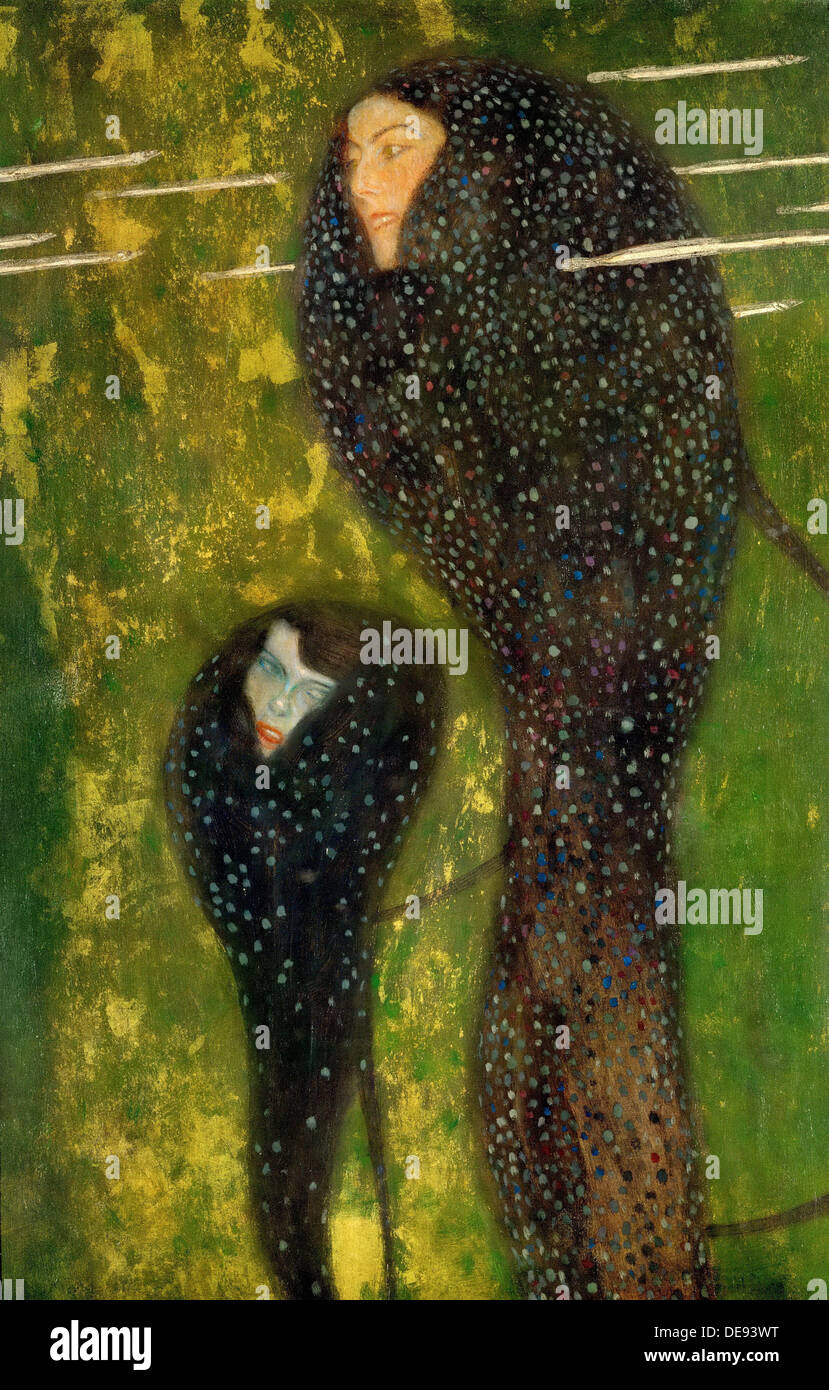 Nymphs (Silver Fish), 1899. Artist: Klimt, Gustav (1862-1918 Stock ...