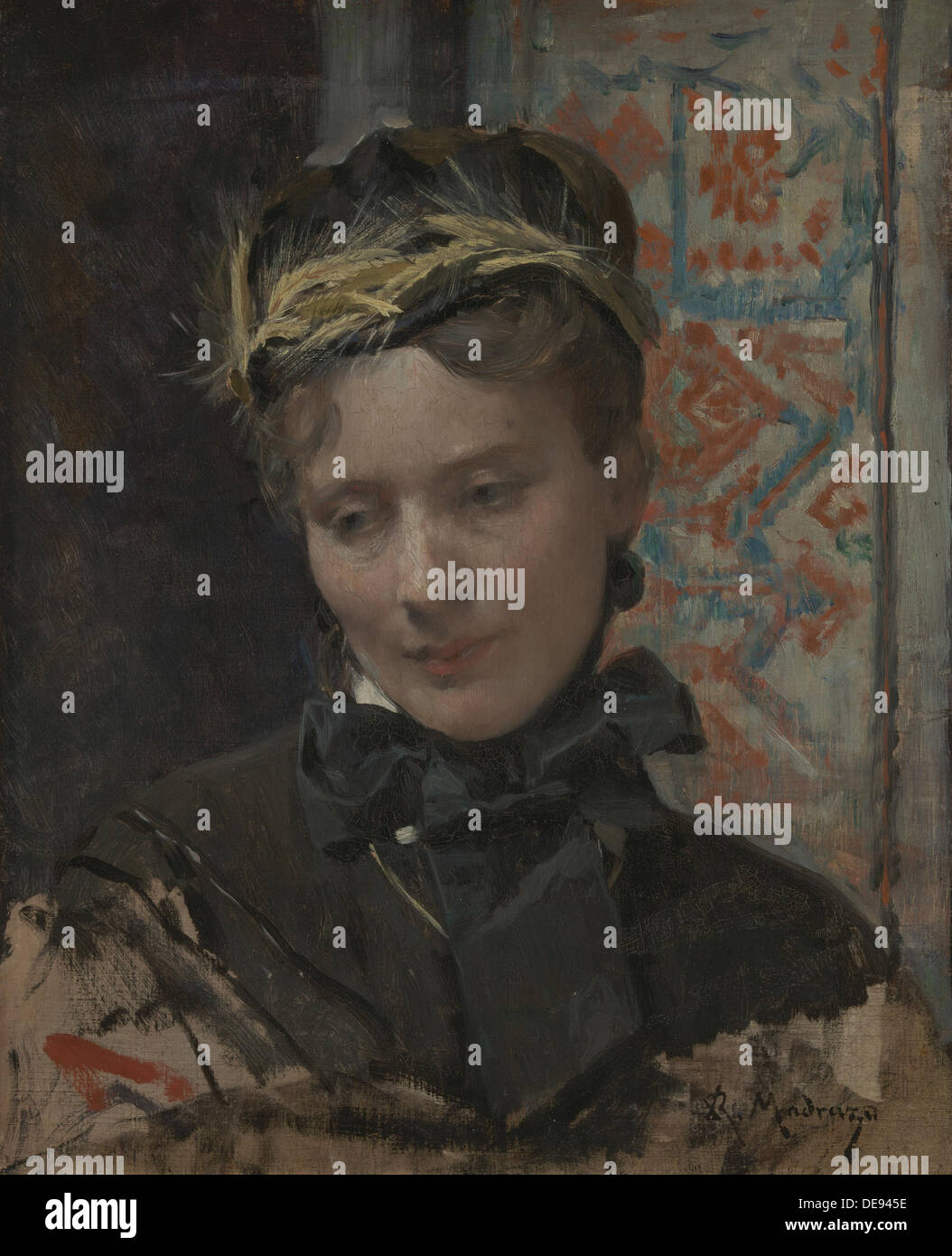 Portrait of a Lady, 1885-1896. Artist: Madrazo y Garreta, Raimundo de ...