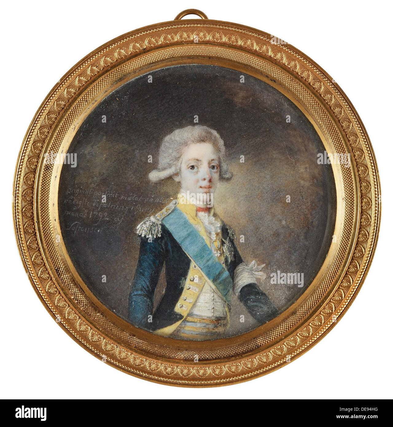 Portrait of Gustav IV Adolf of Sweden, 1792. Artist: Lafrensen, Niclas ...