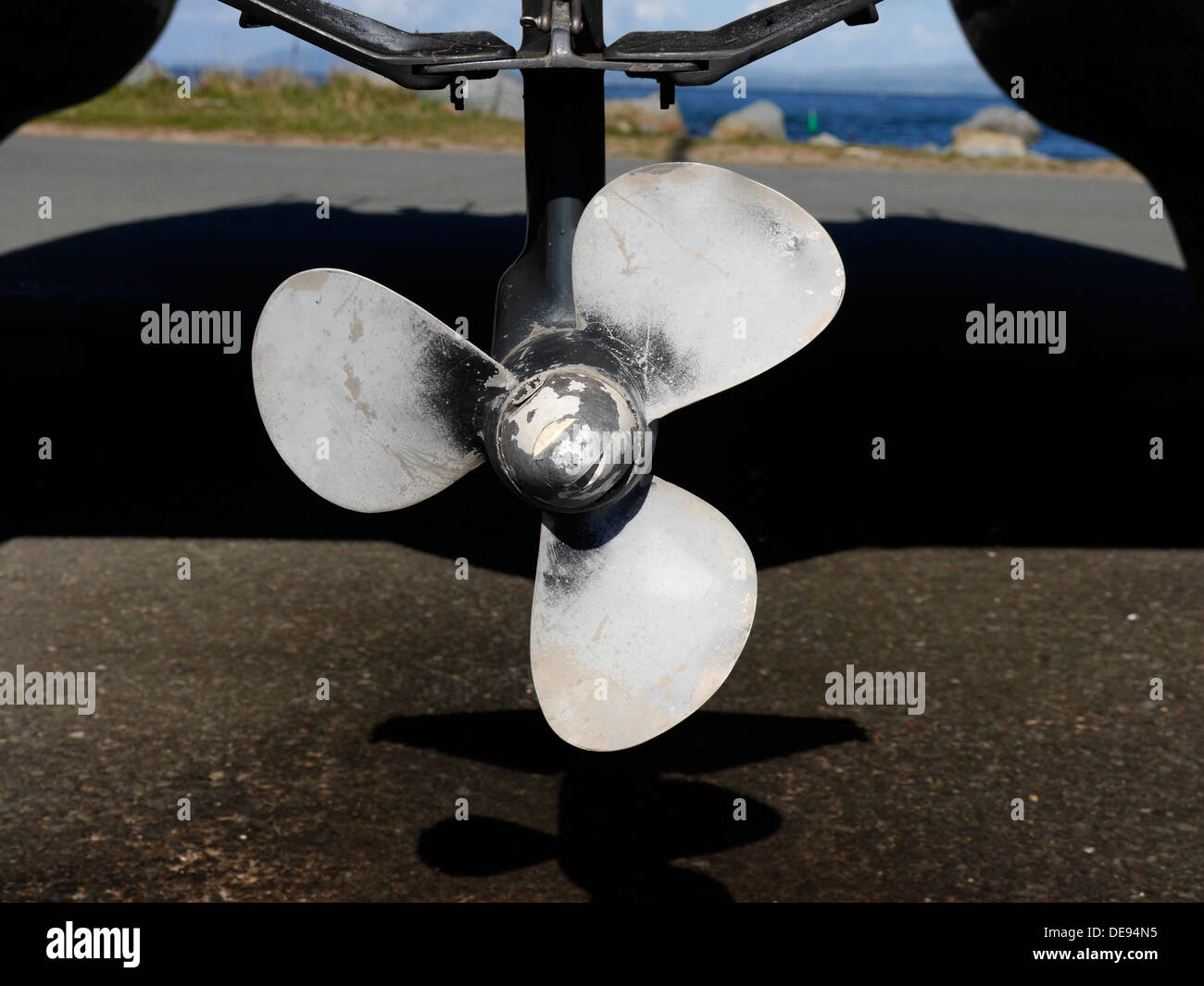 Propeller boat hi-res stock photography and images - Alamy