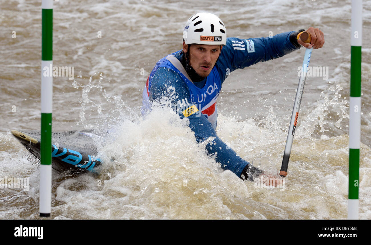 Prague, Czech Republic. 13th Sep, 2013. Matej Benus of Slovakia is seen ...