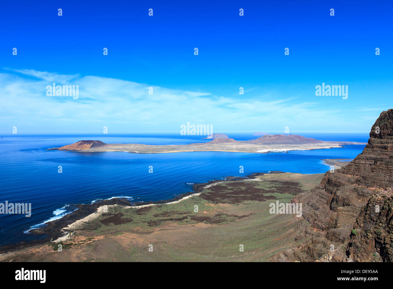 Lanzarote is a beautiful Canarian island with many volcanoes that one ...