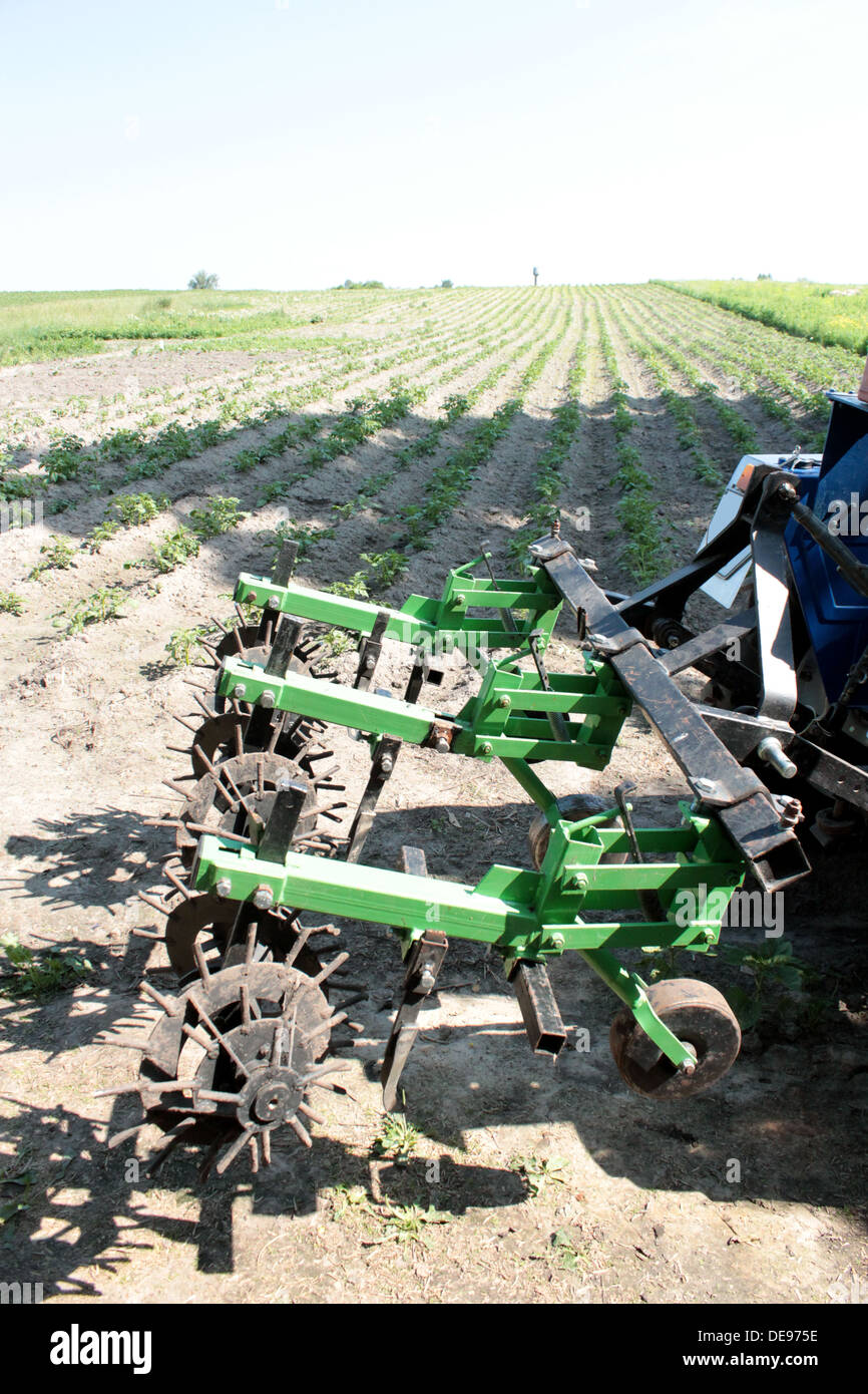 image of special equipment on a tractor for weed in agriculture Stock ...