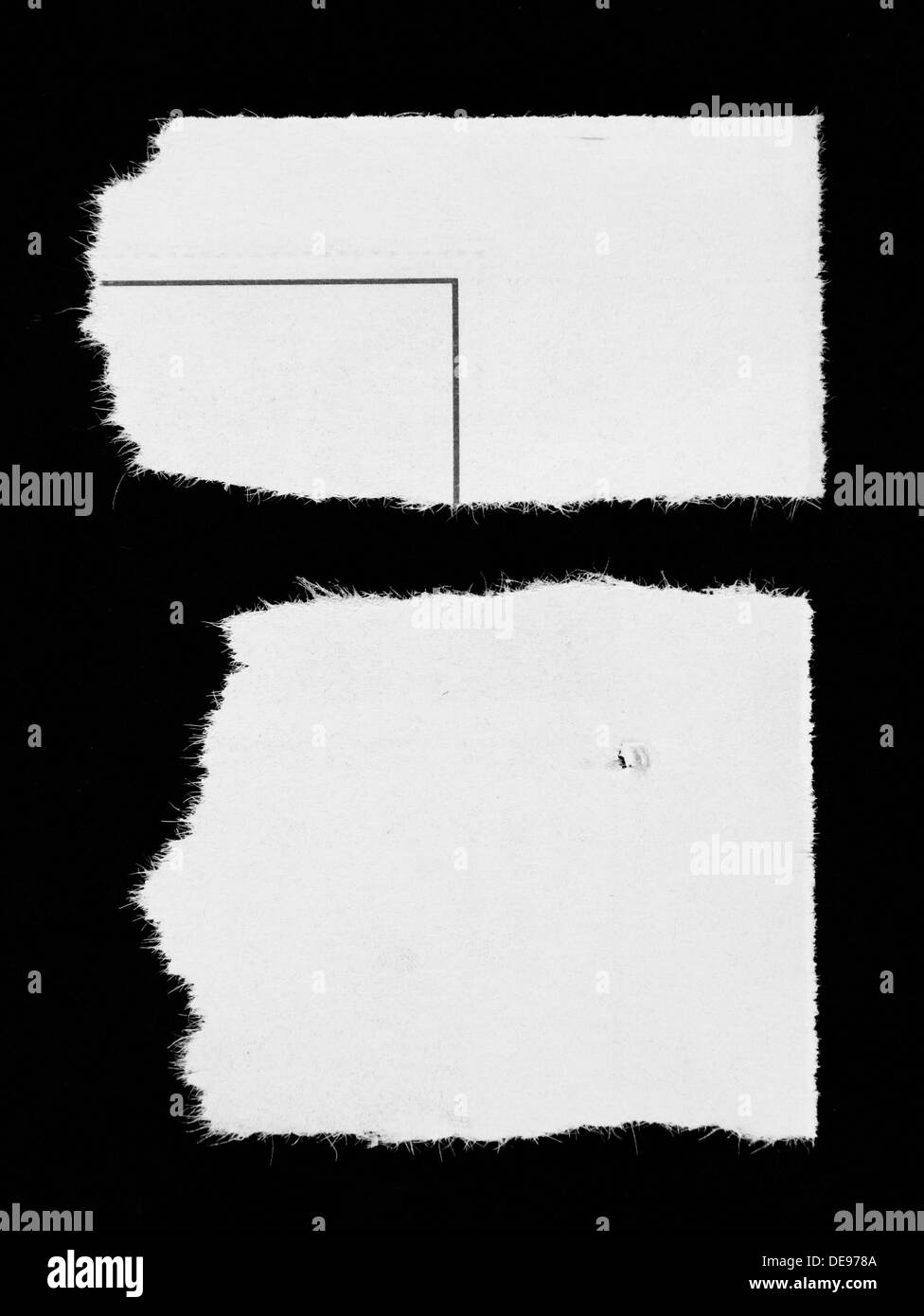 Black white photo scrap hi-res stock photography and images - Alamy