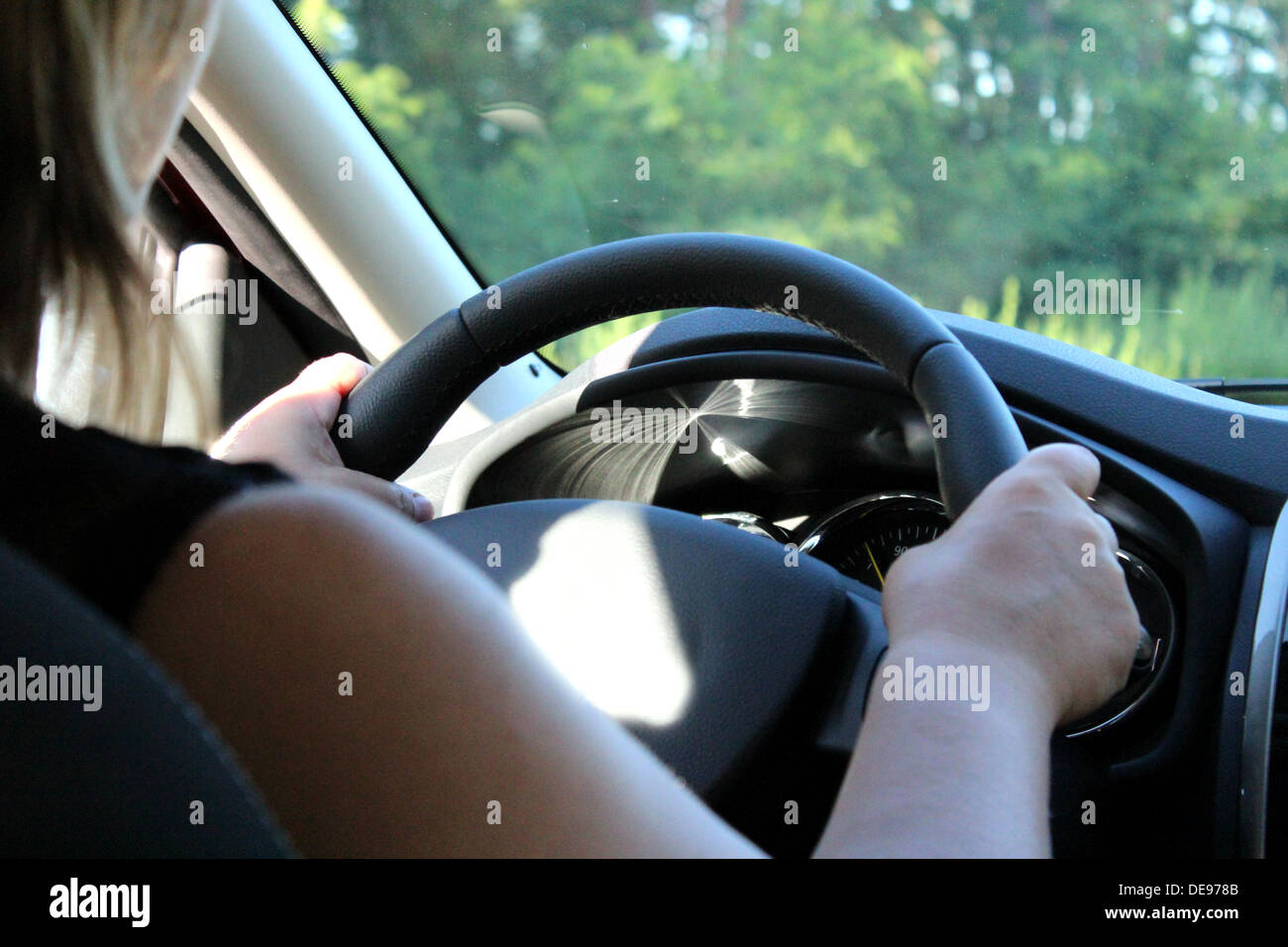 Driver modern car hi-res stock photography and images - Alamy