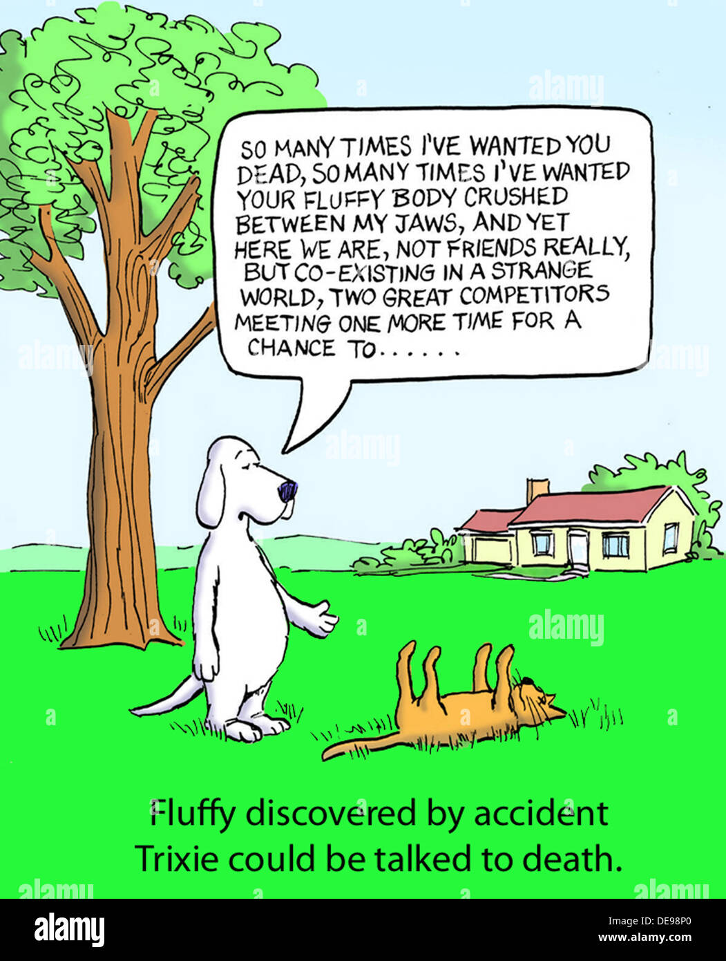 Fluffy discovered by accident Trixie could be talked to death Stock ...