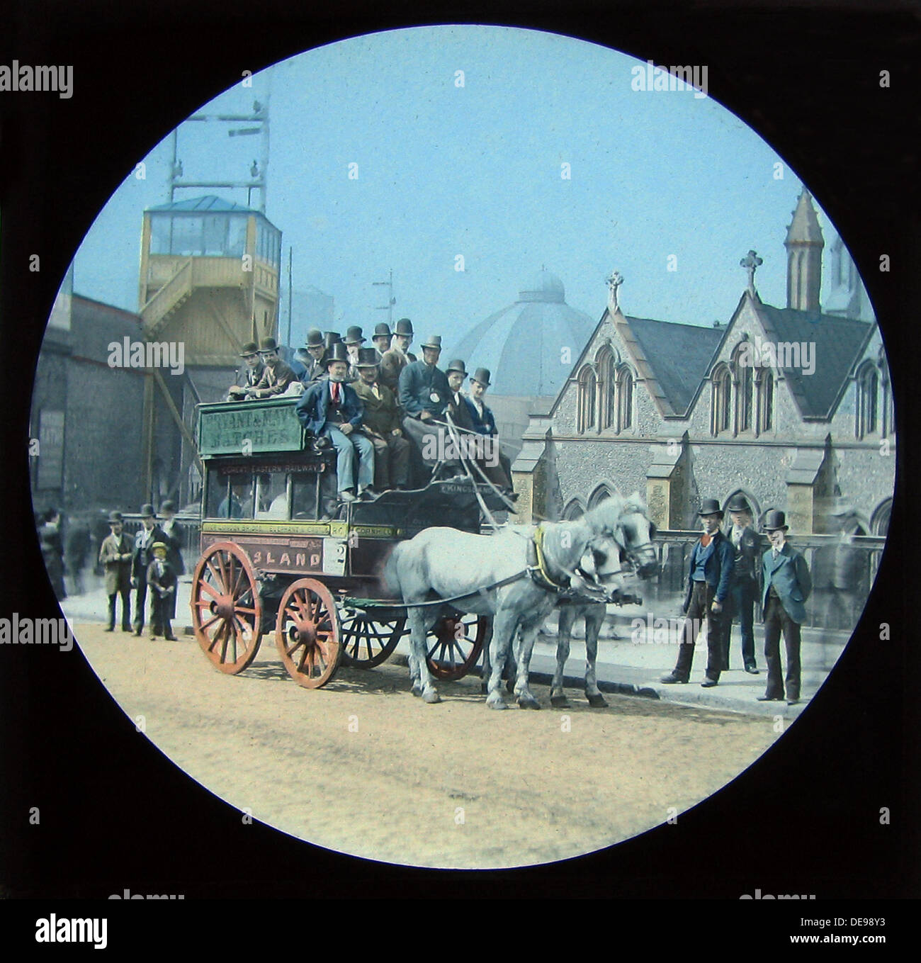 London Horse Bus Victorian period Stock Photo - Alamy